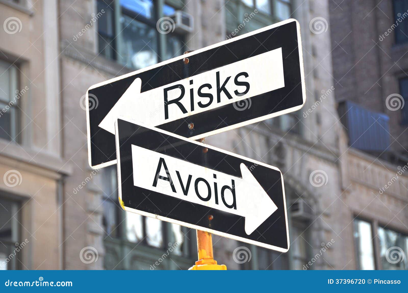 Risks-Avoid signs stock photo. Image of plate, town, road - 37396720