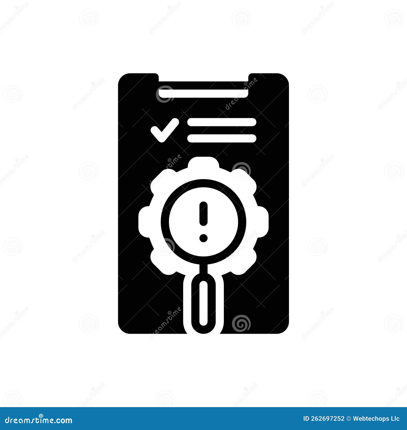 Black Solid Icon for Risks, Hazard and Danger Stock Vector ...