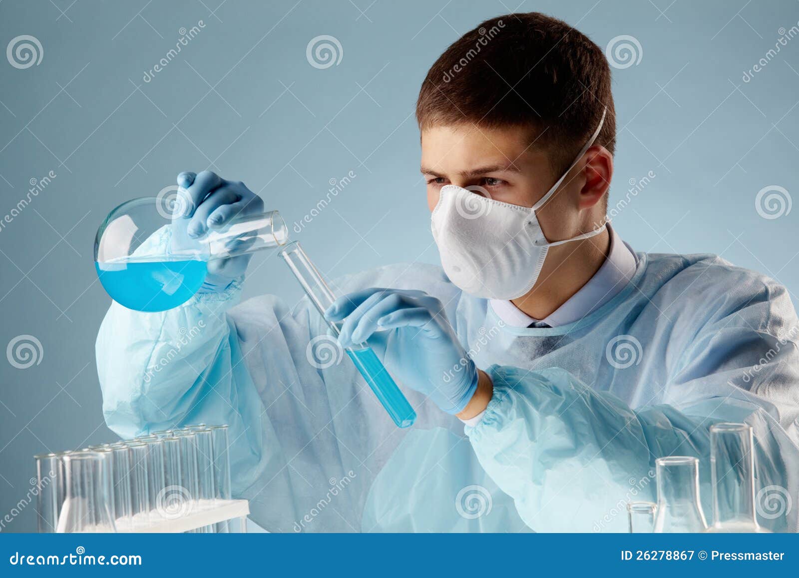 Risky experiment stock image. Image of clinical, person - 26278867