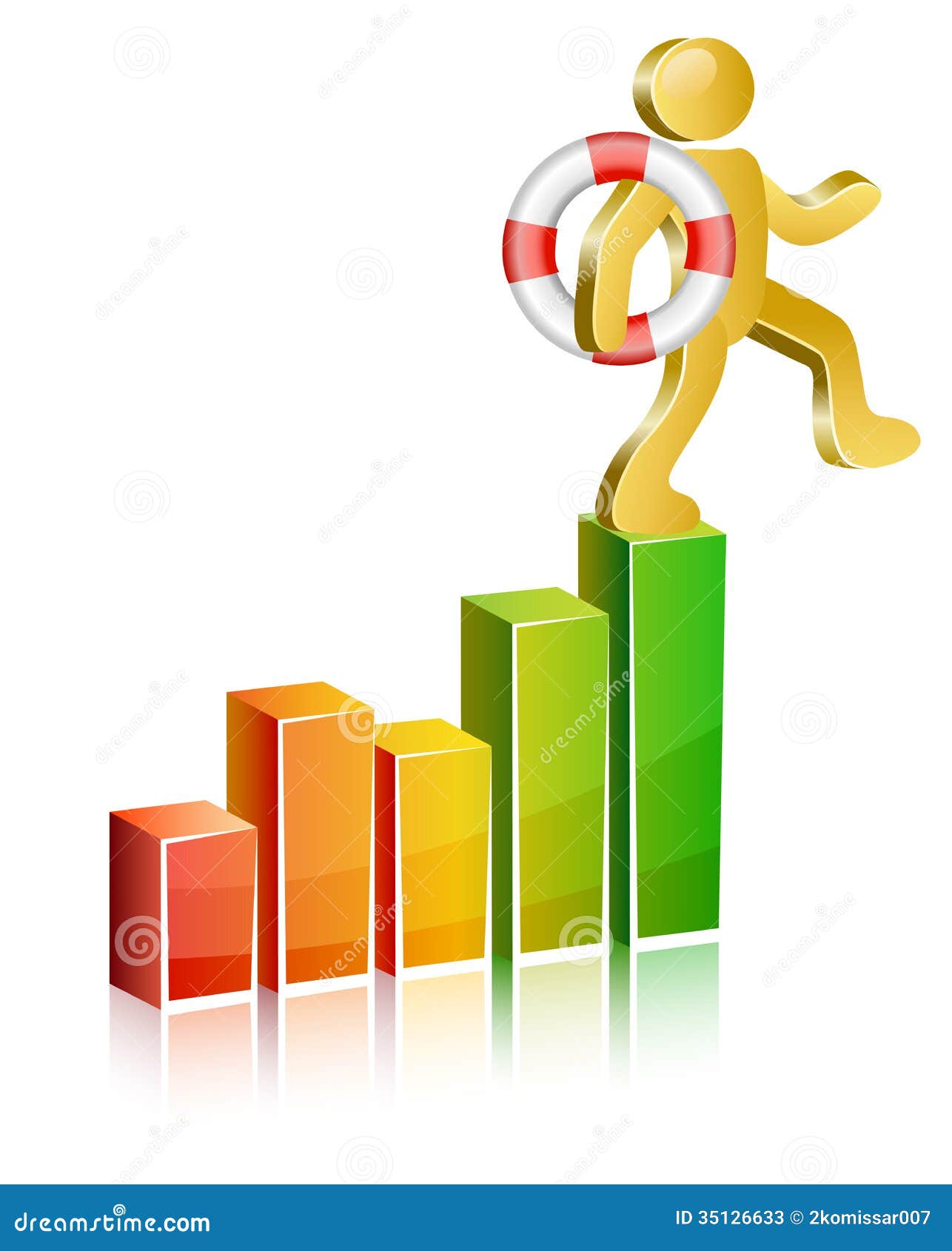 Risky move stock vector. Illustration of security, fall - 35126633