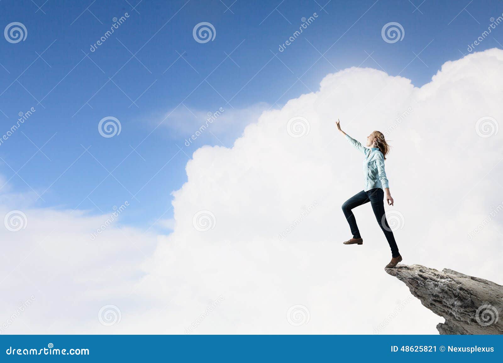 Risky step stock image. Image of disoriented, fail, business - 48625821
