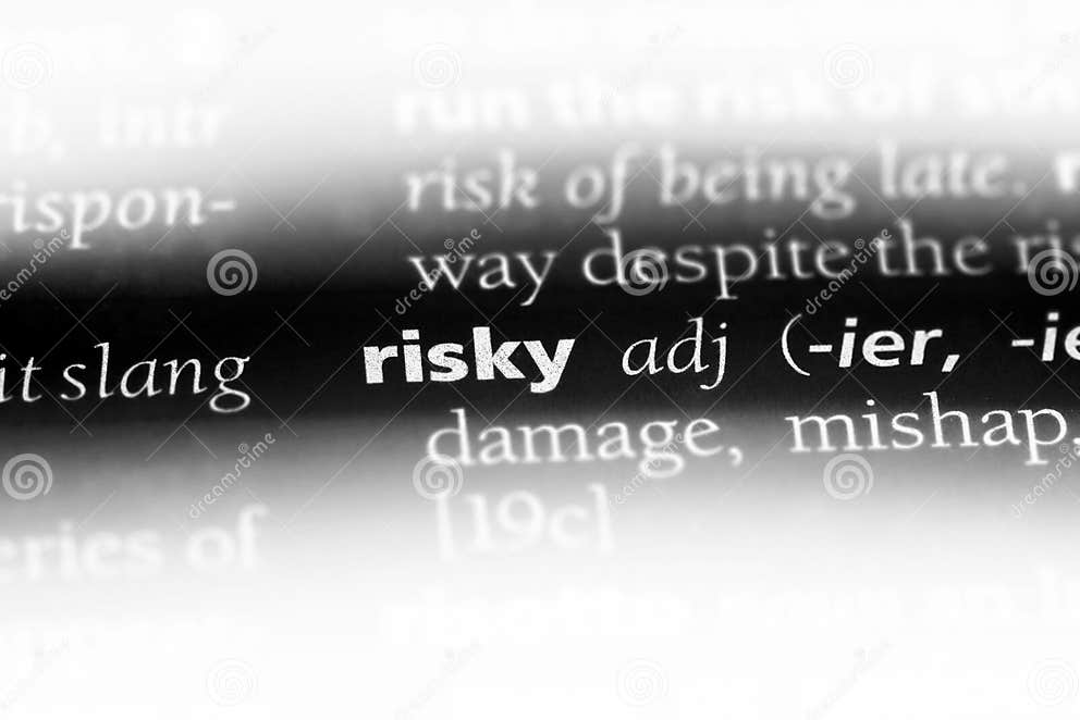 Risky stock photo. Image of closeup, book, info, concept - 126615038