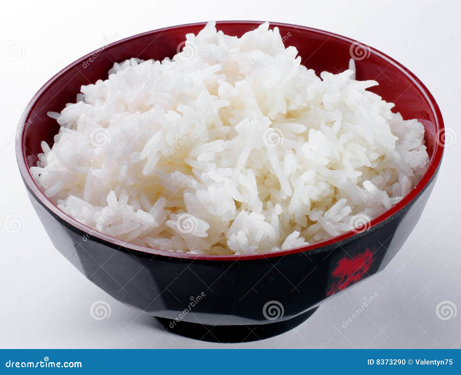 Riso fotografia stock. Immagine di rosso, piatto, dieta - 8373290