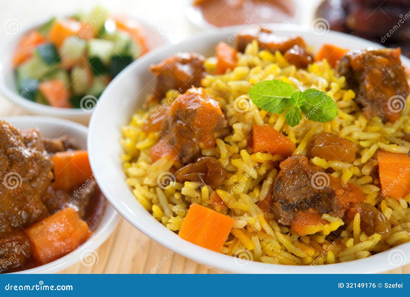 Riso arabo fotografia stock. Immagine di kosher, riso - 32149176