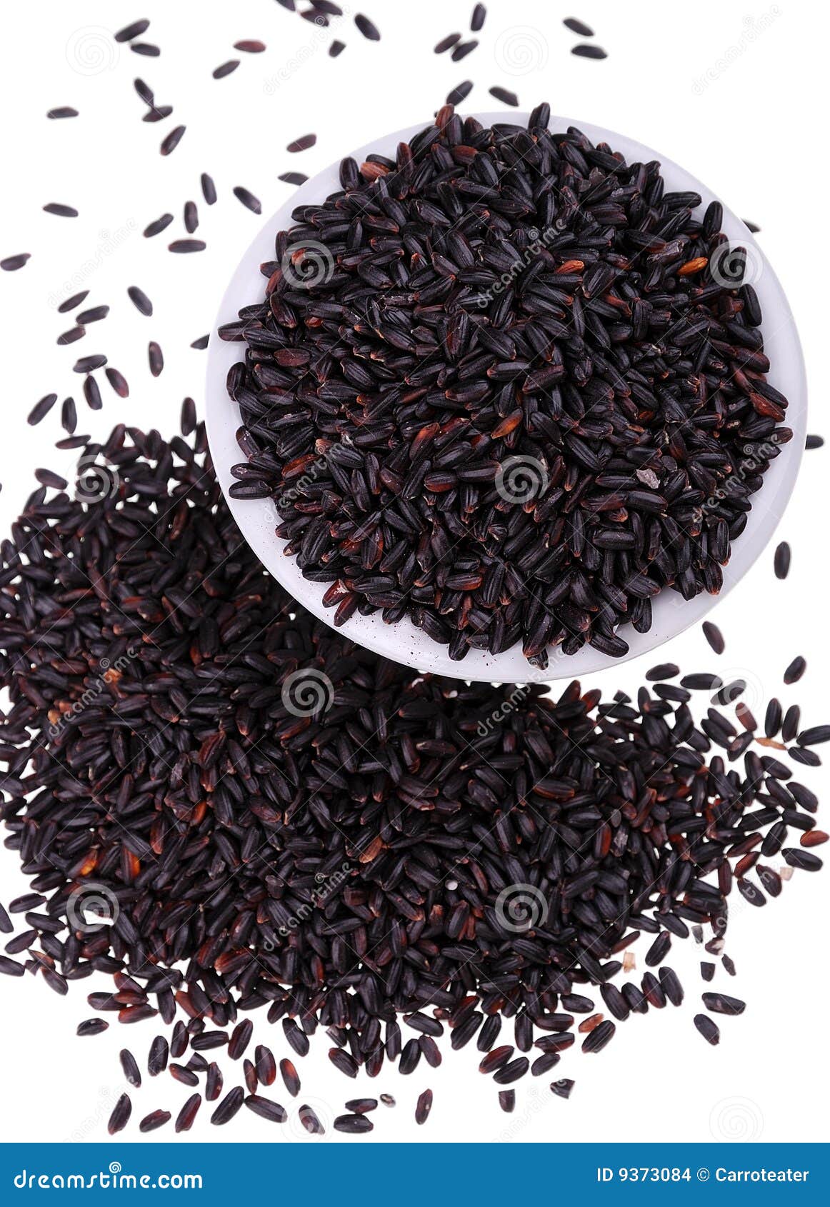Riso nero fotografia stock. Immagine di coltura, cottura - 9373084