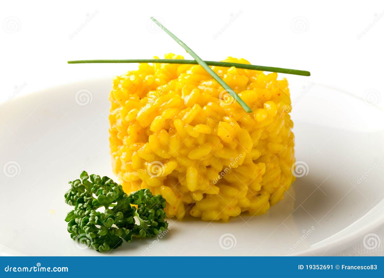 Risoto with saffron stock image. Image of healthy, milan - 19352691