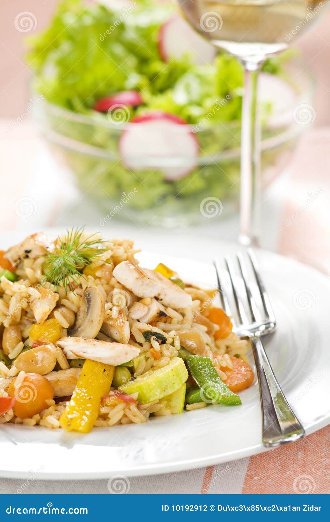Risotto stock photo. Image of chicken, freshness, vegetables - 10192912