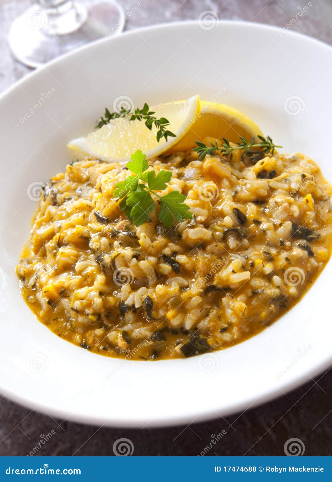 Risotto stock photo. Image of arborio, vertical, herb - 17474688