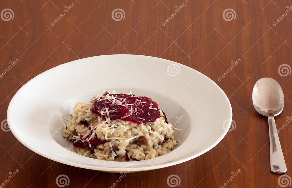 Risotto stock photo. Image of beet, arborio, grain, fresh - 23955638