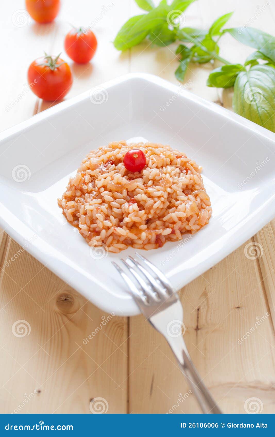 Risotto al pomodoro stock photo. Image of italian, taste - 26106006