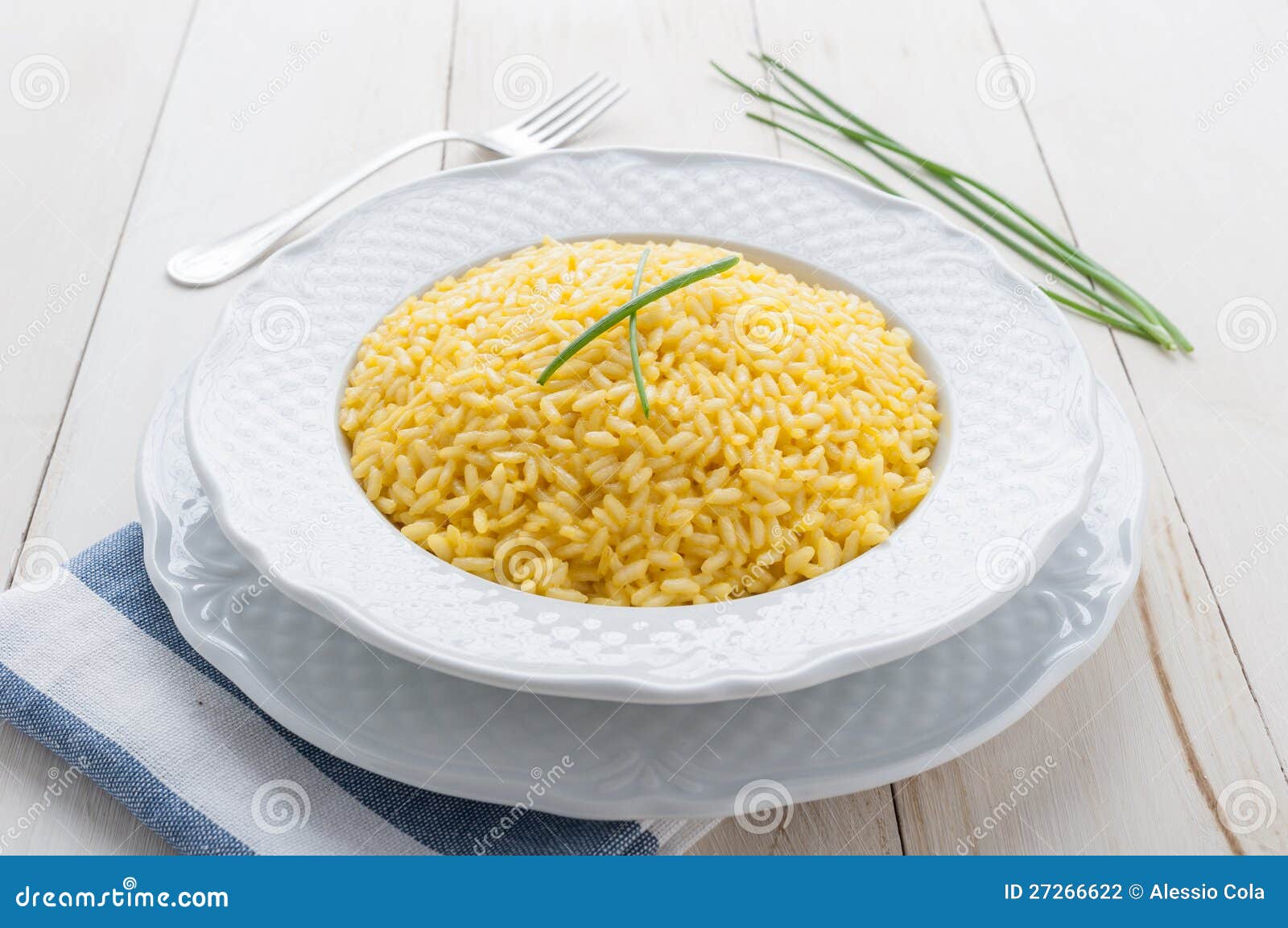 Risotto allo zafferano stock photo. Image of fresh, yellow - 27266622