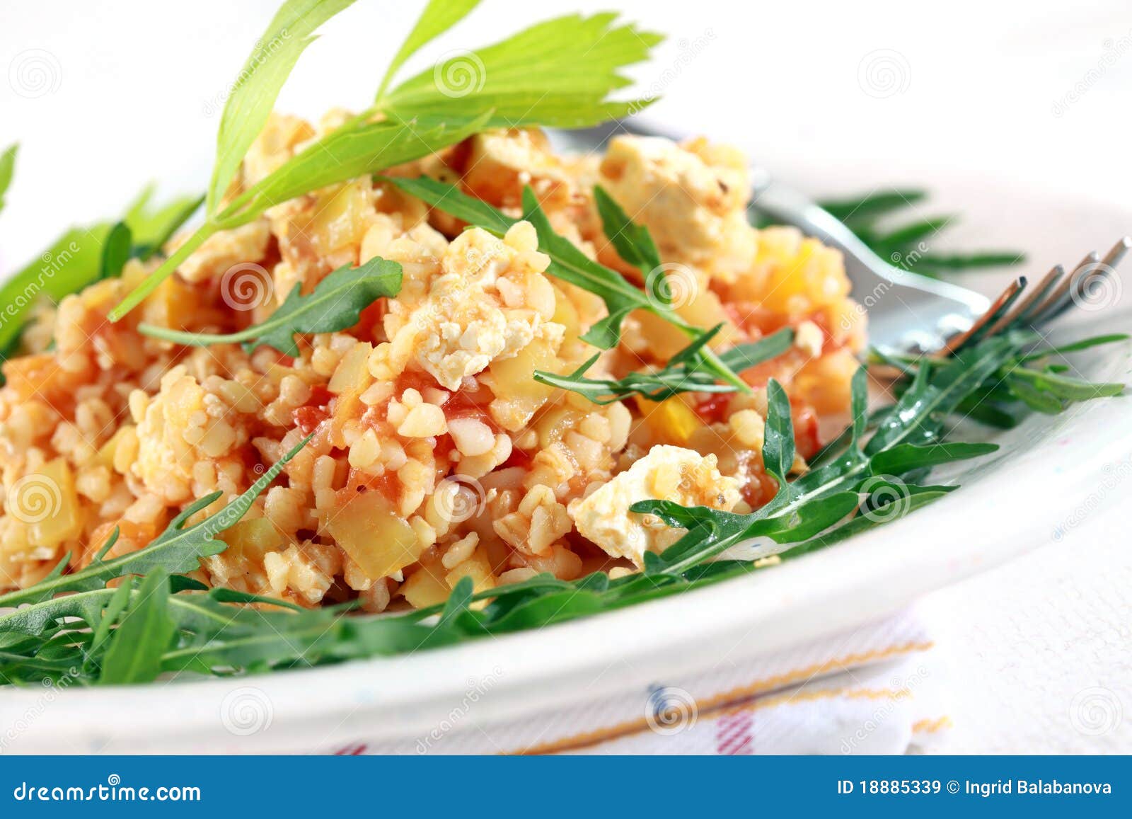 Risotto with bulgur stock image. Image of cooked, culinary - 18885339