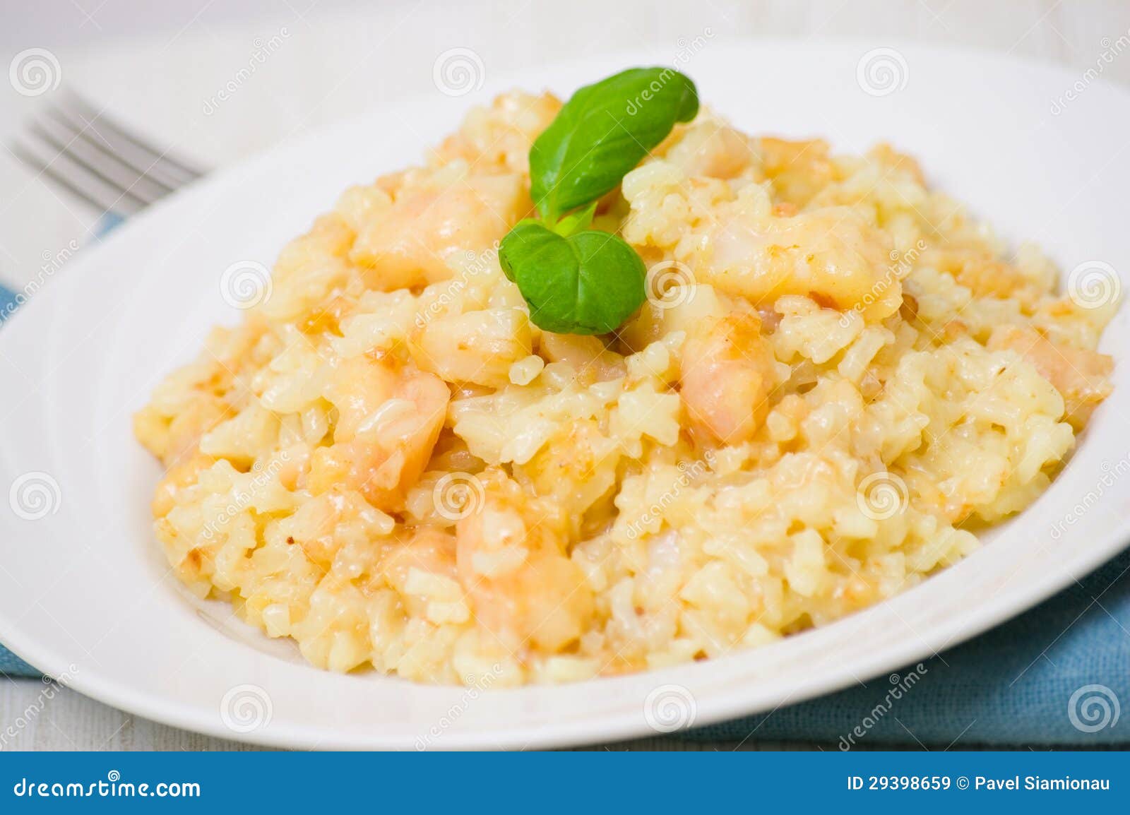 Risotto with fish stock image. Image of nutritious, onion - 29398659