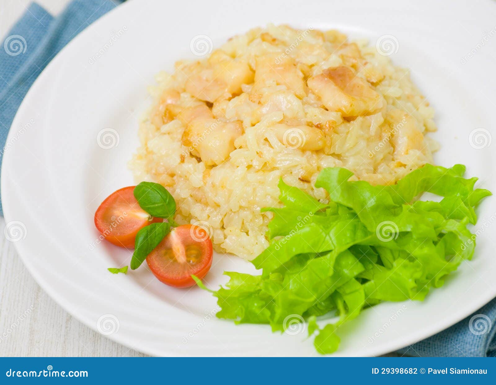 Risotto with fish stock photo. Image of pepper, menu - 29398682