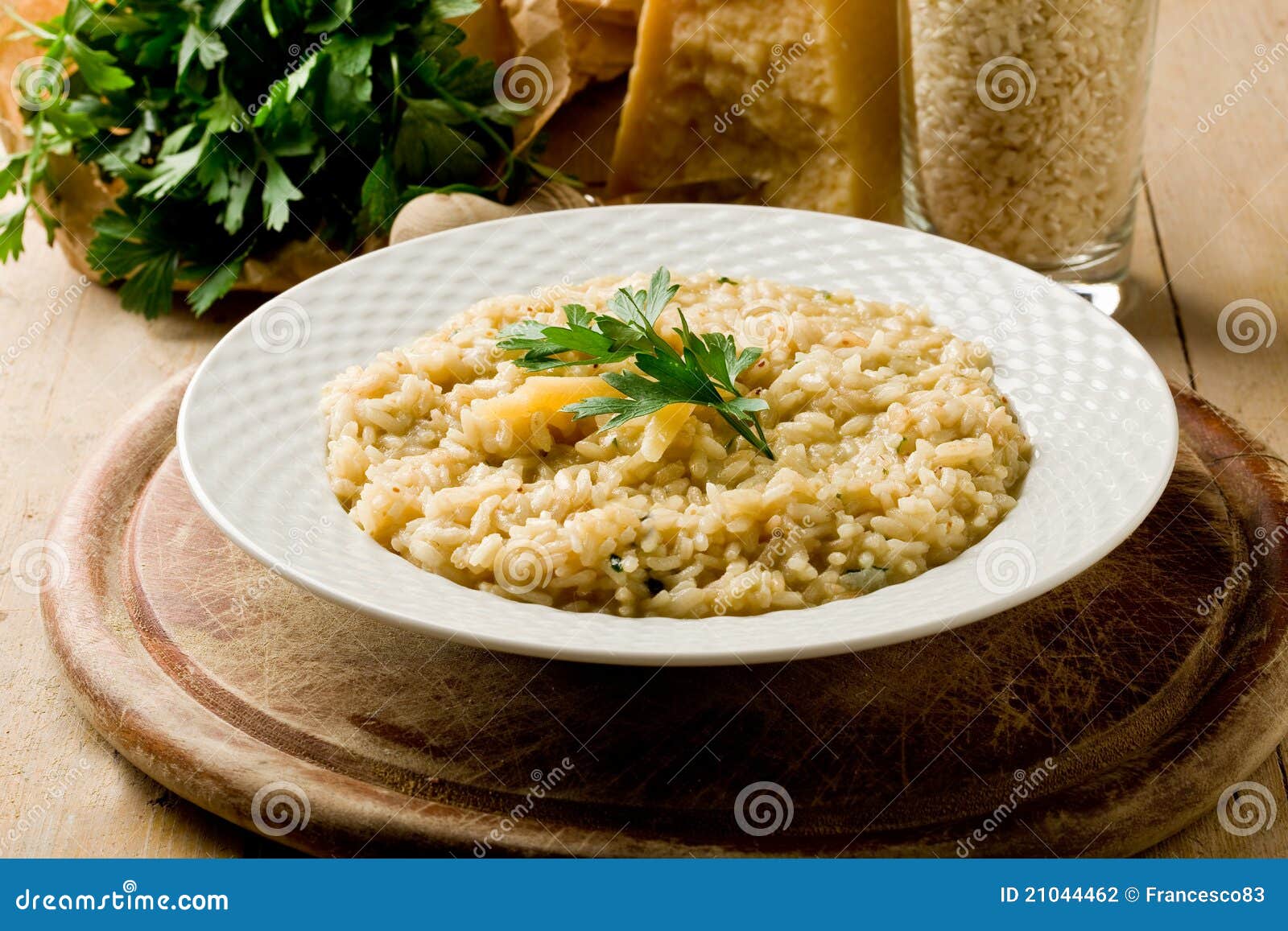 Risotto with Grana Parmesan Cheese Stock Photo - Image of cuisine ...