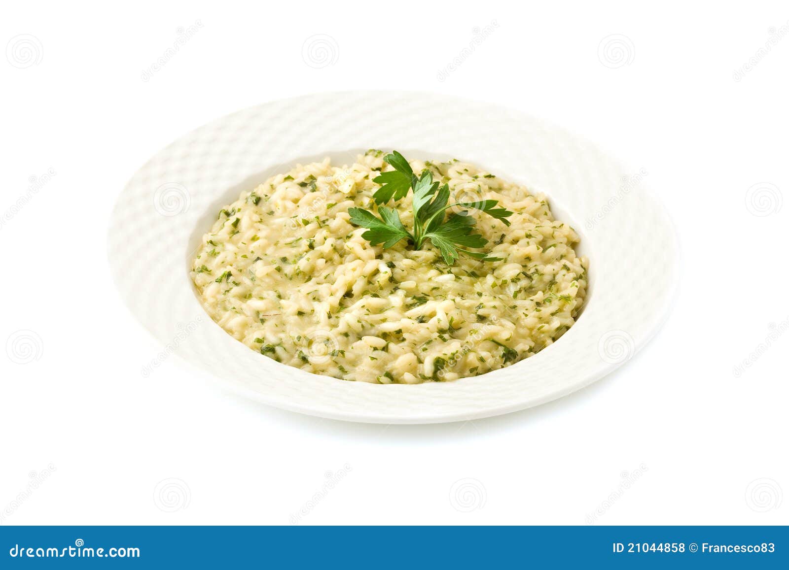 Risotto with Herbs stock photo. Image of grainy, basil - 21044858