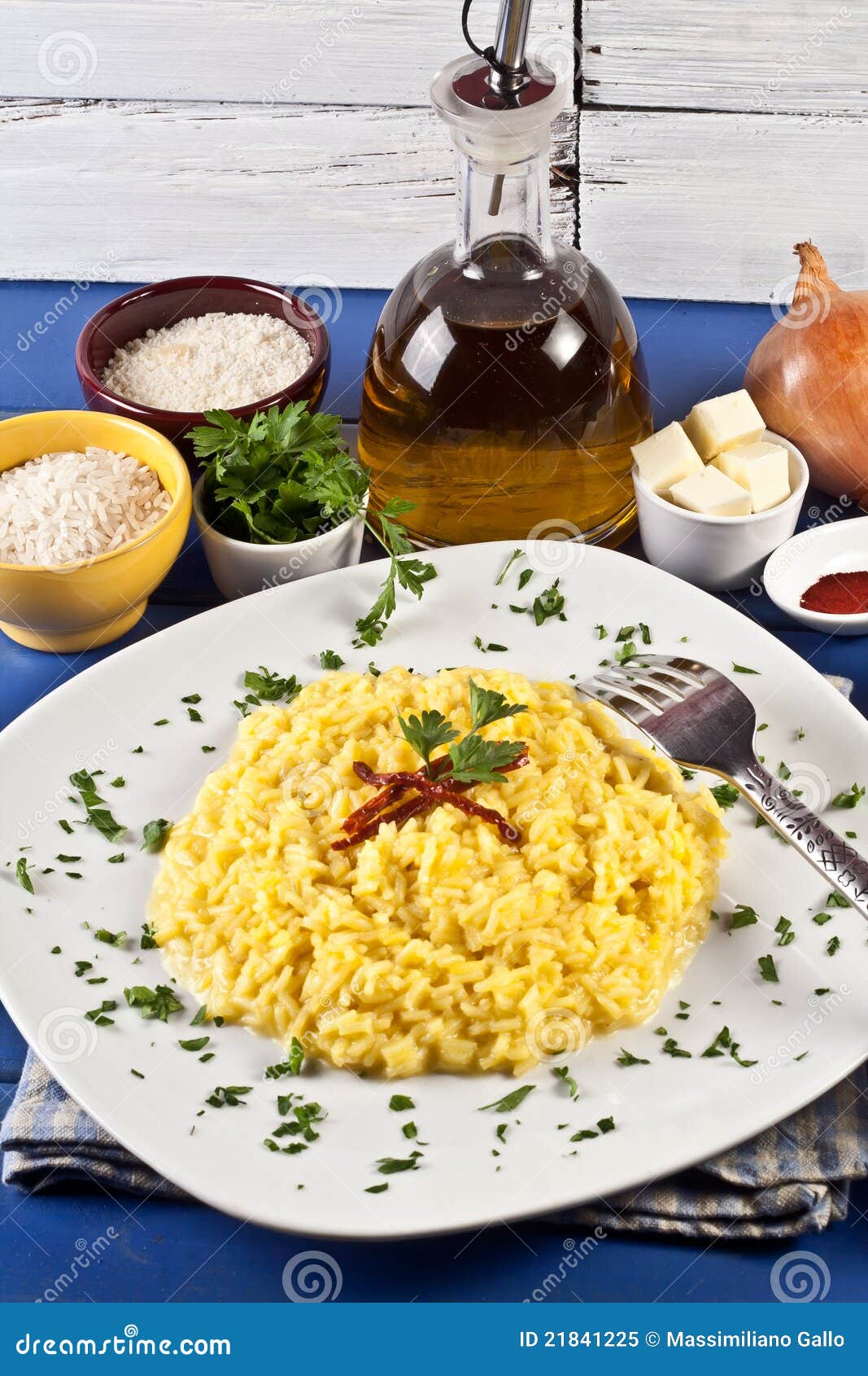 Risotto milanese stock image. Image of food, restaurant - 21841225