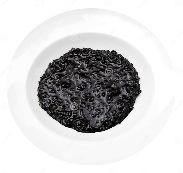 Risotto Nero stock image. Image of edible, nero, eating - 13487711
