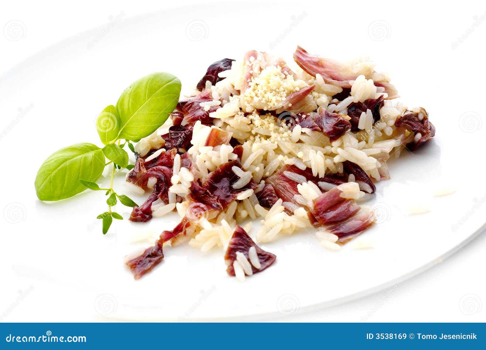 Risotto with red cabbage stock image. Image of cooking - 3538169