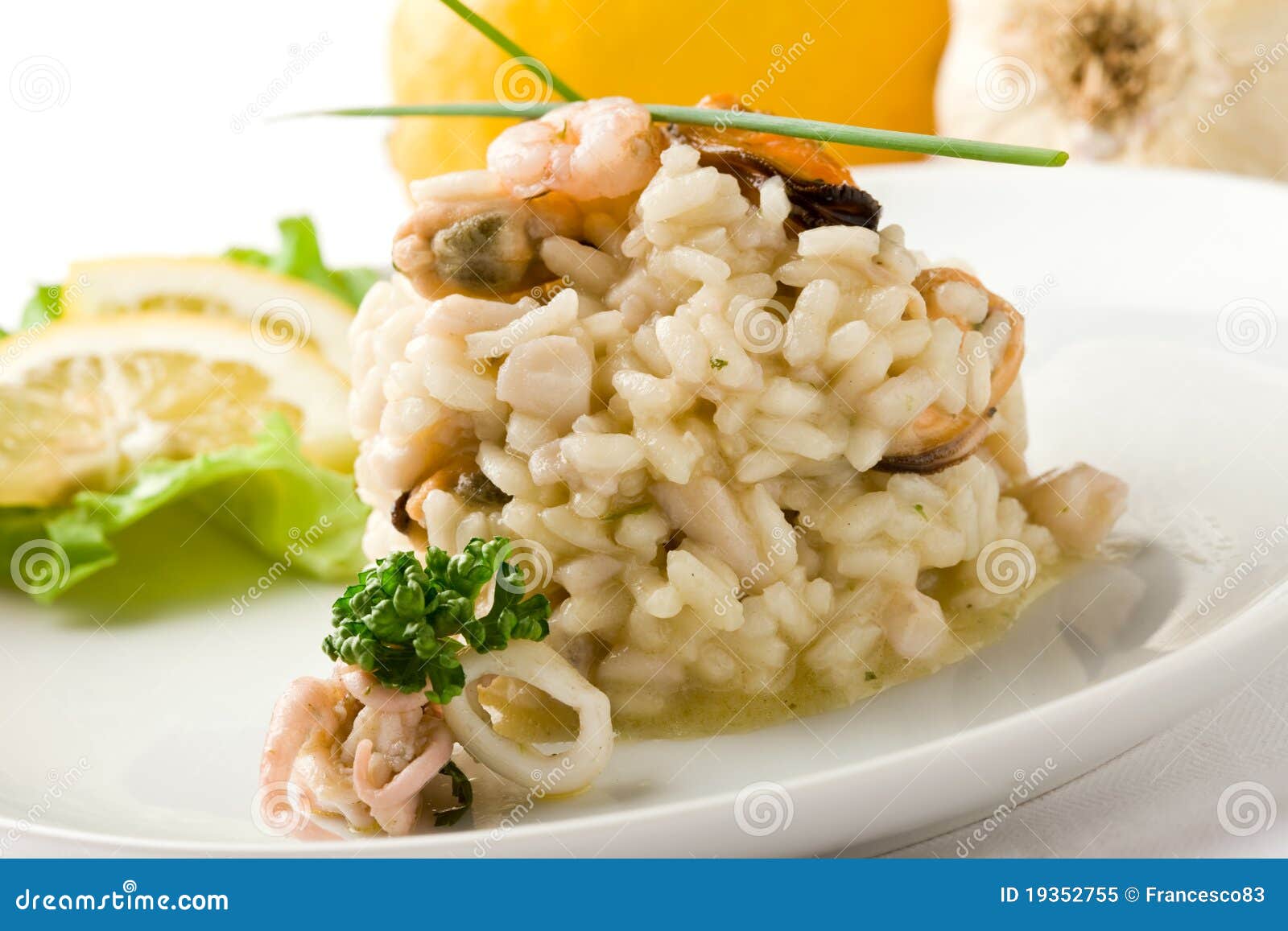 Risotto with Seafood stock image. Image of seafood, traditional - 19352755