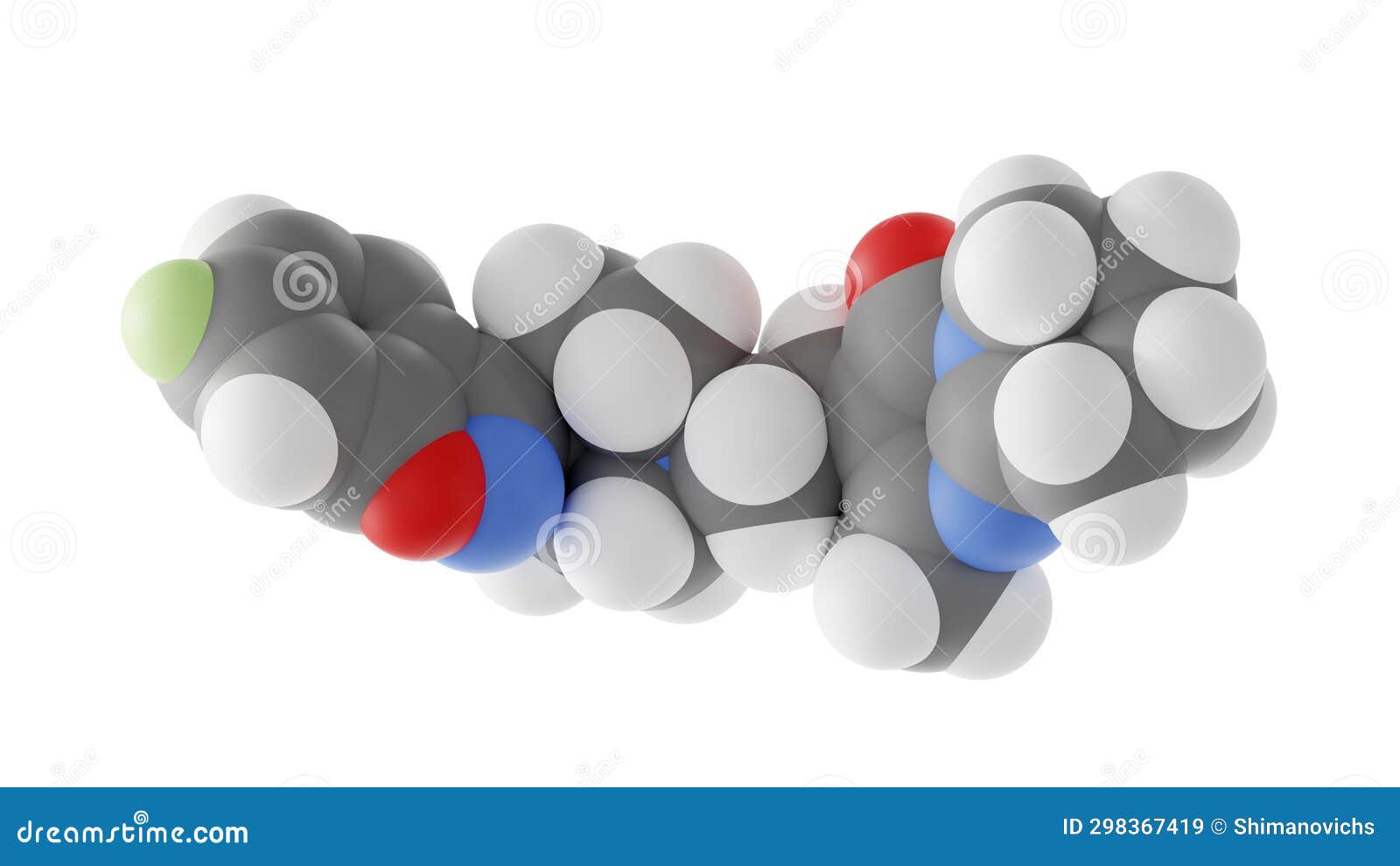 Risperidone Molecule, Molecular Structures, Atypical Antipsychotics, 3d ...