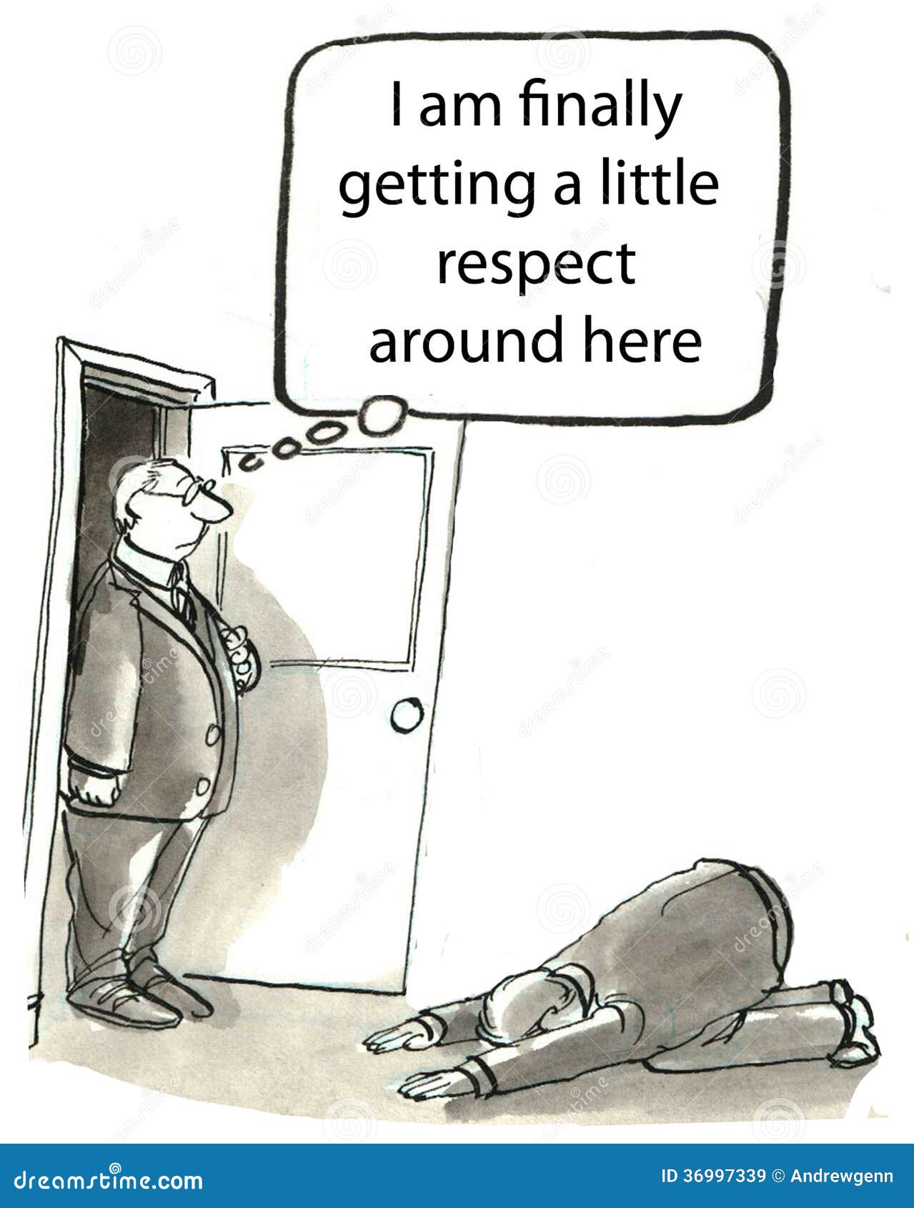 Rispetto illustrazione di stock. Illustrazione di fumetti - 36997339
