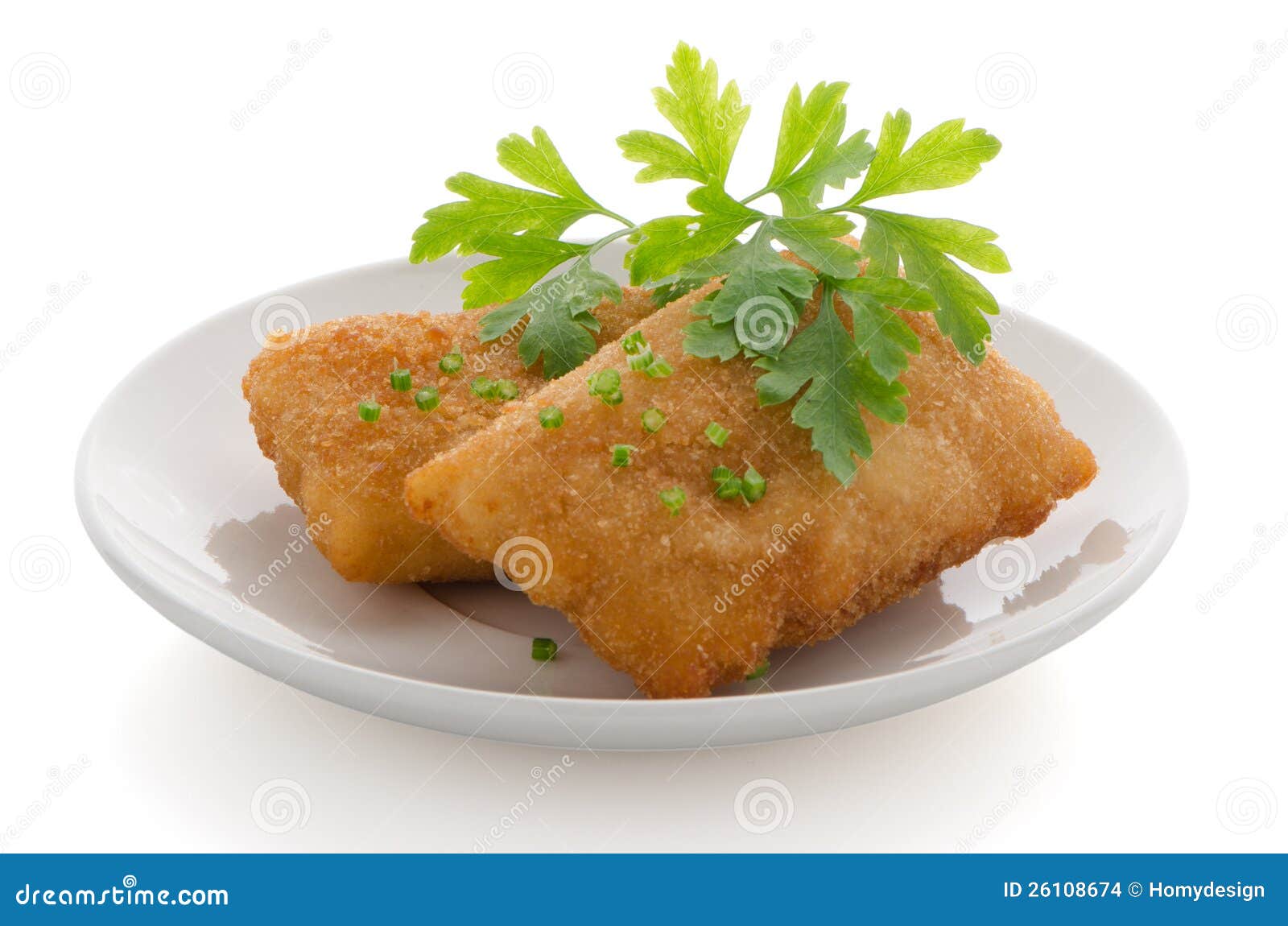 Rissole stock photo. Image of crispy, portugal, ketchup - 26108674