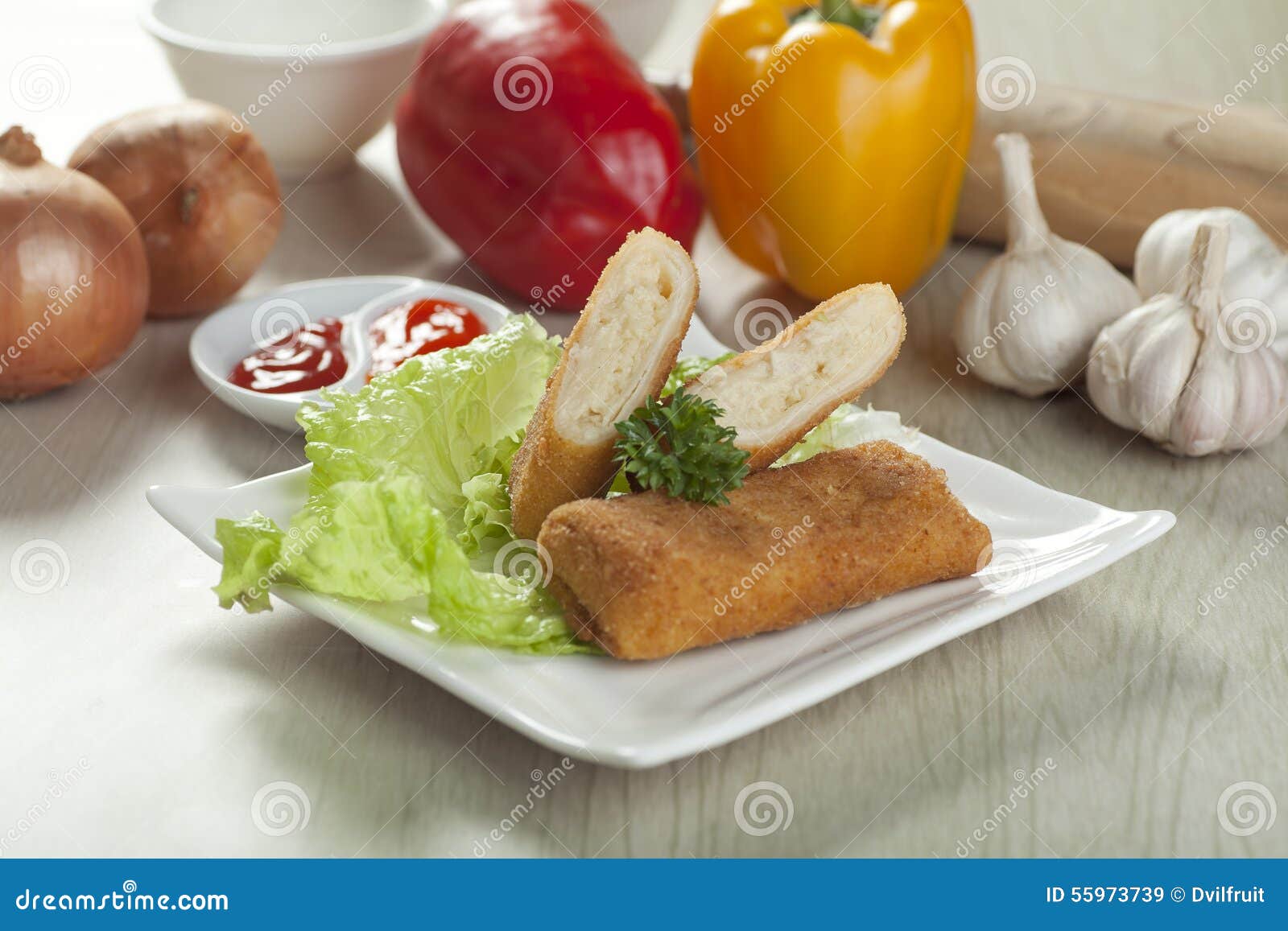 Rissole stock image. Image of dish, meaning, food, corned - 55973739