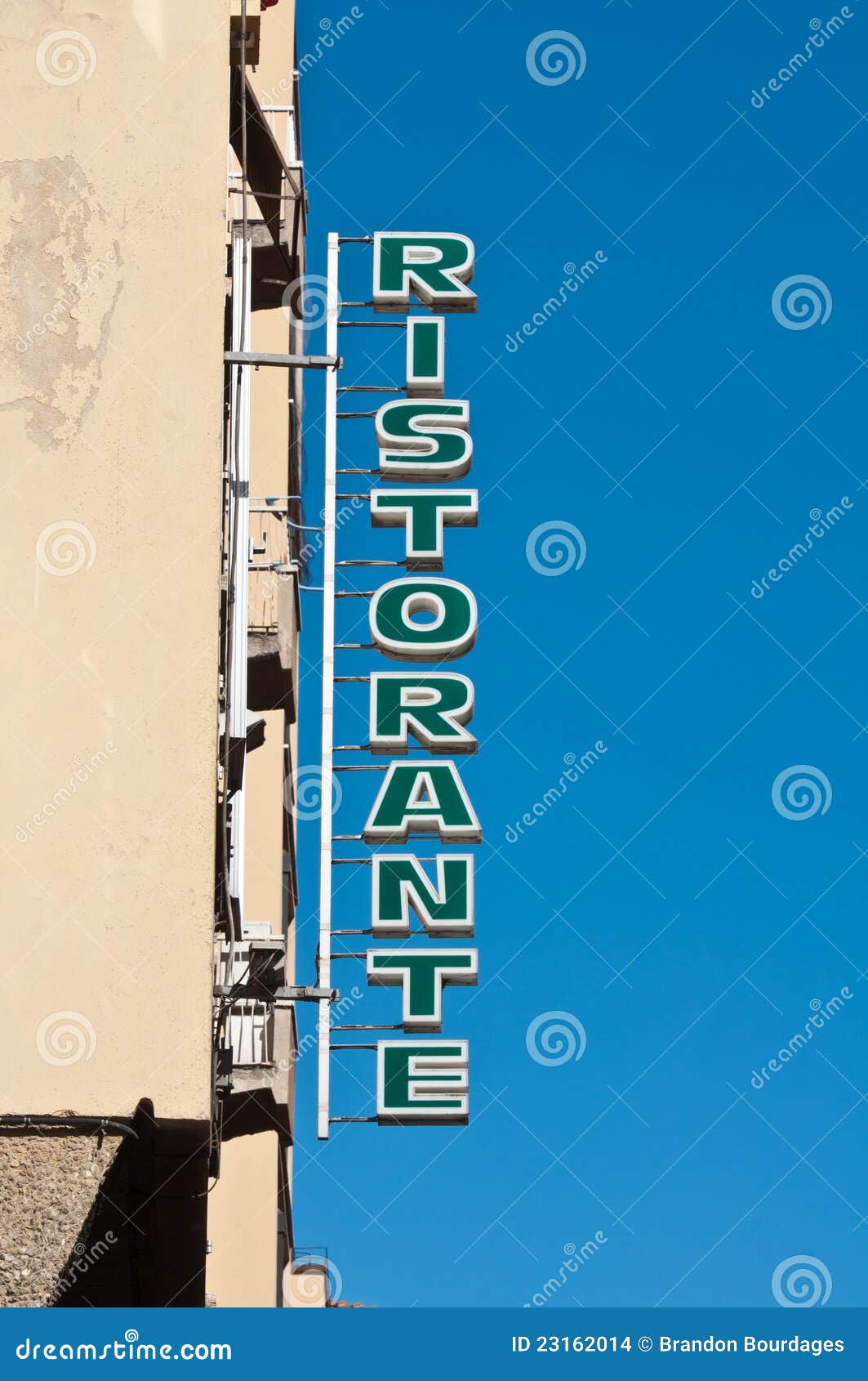Ristorante Restaurant Sign stock photo. Image of ristorante - 23162014