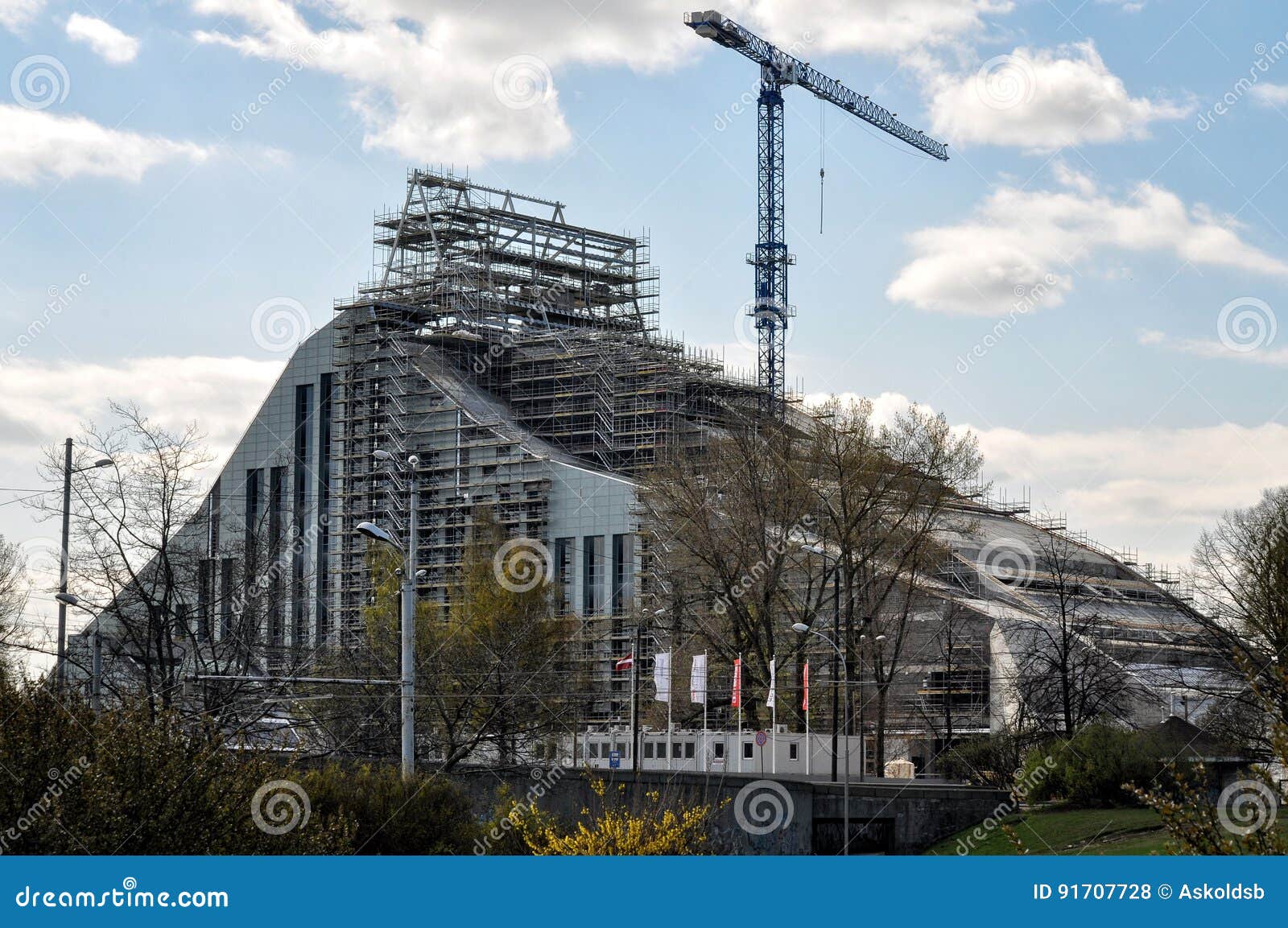 RIt is Built in the New Latvian National Library. Editorial Stock Photo ...