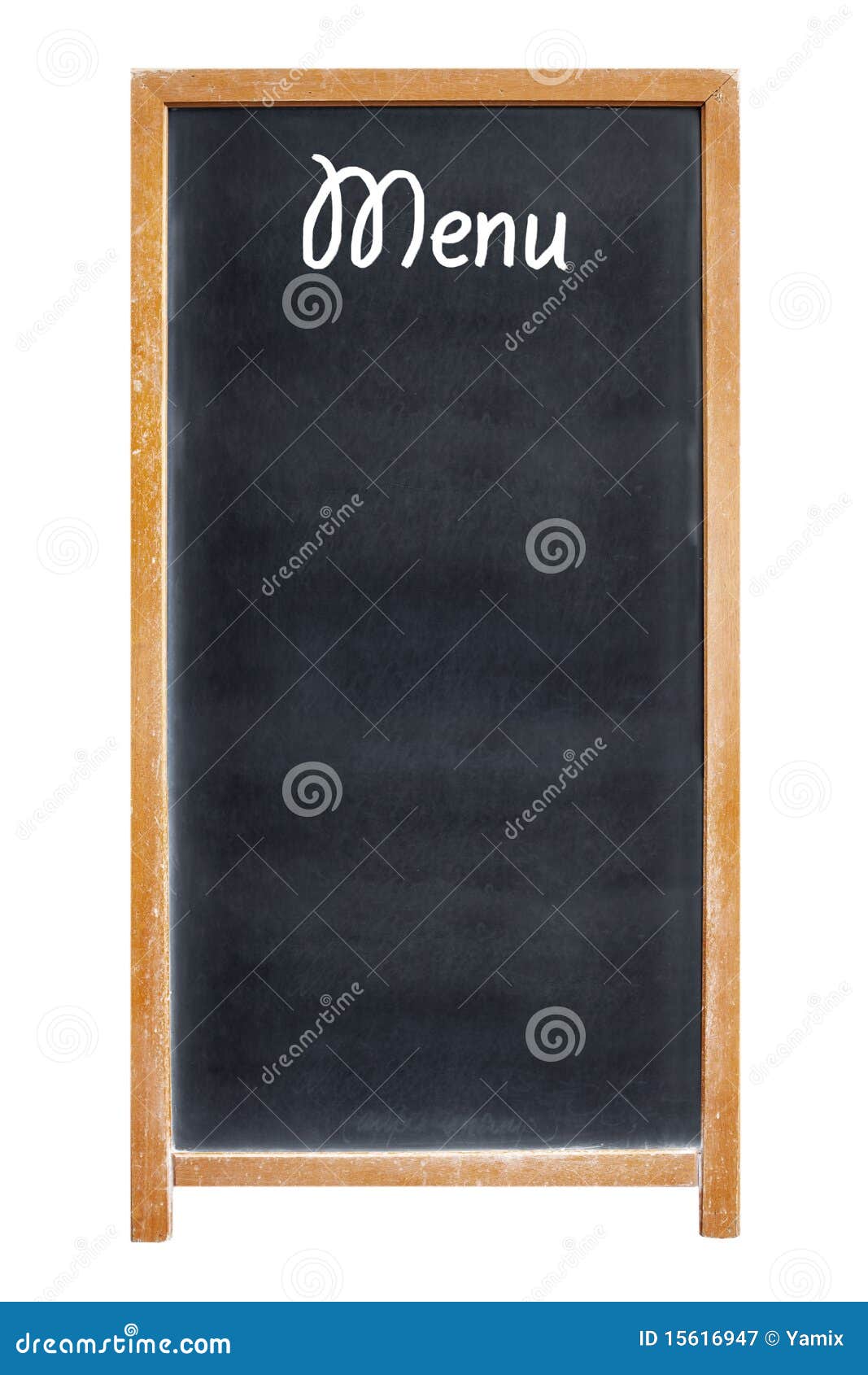 Ritaglio Vuoto Della Scheda Del Menu Immagine Stock - Immagine di legno ...