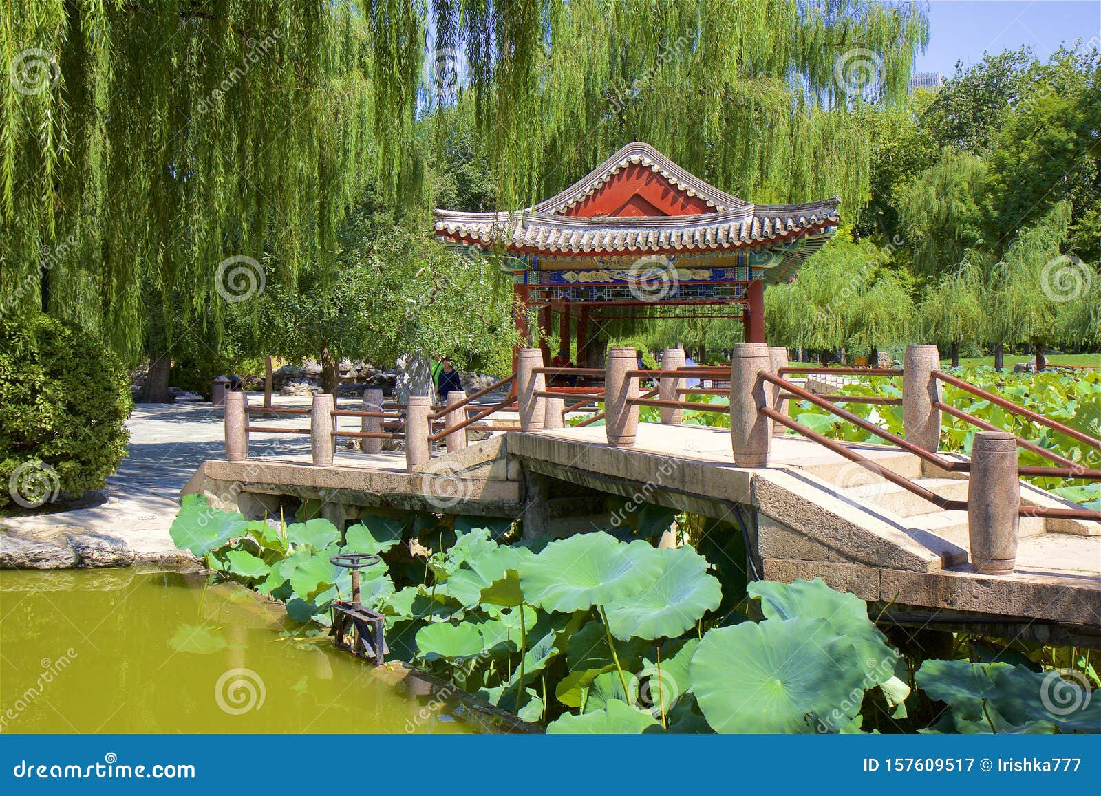 Ritan park, Beijing stock image. Image of asia, china - 157609517