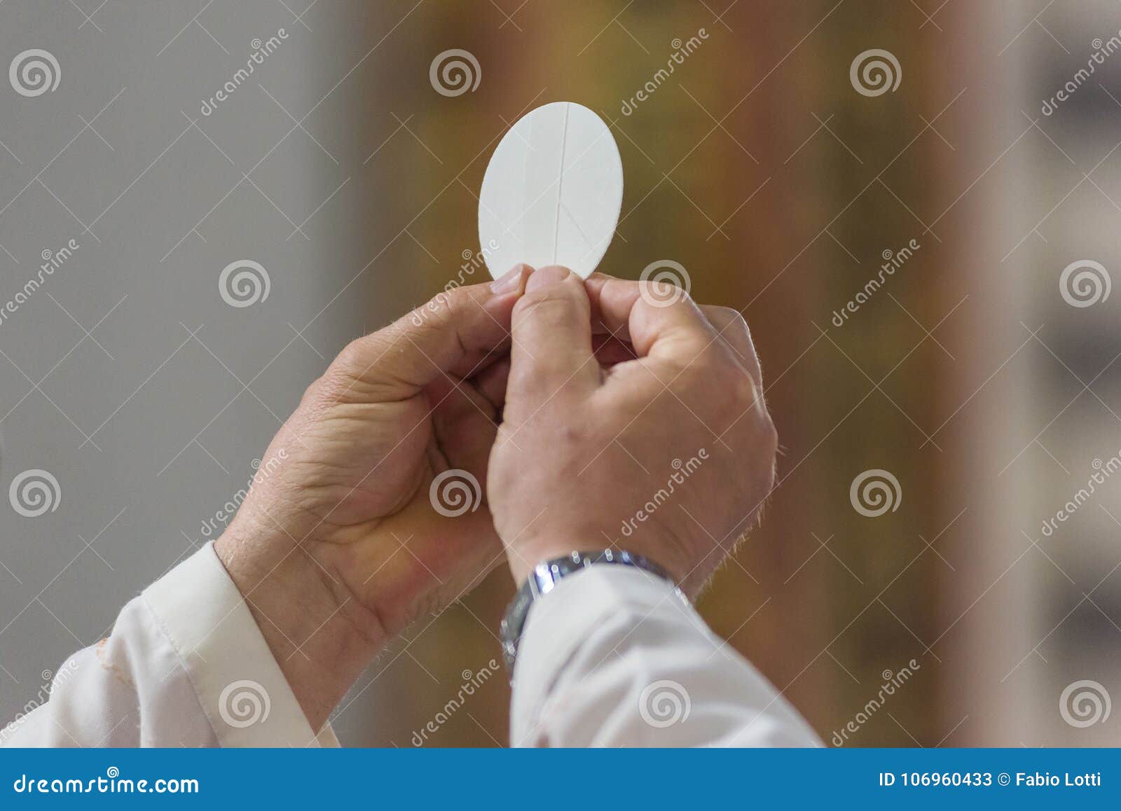 The rite of the Eucharist stock image. Image of religion - 106960433