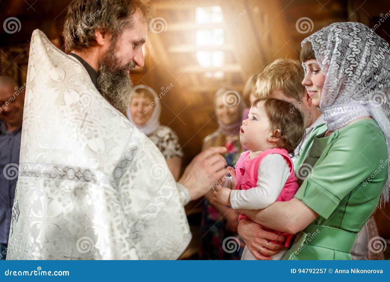 Infant Baptism In The Church, The Process Of Anointing, Baptism ...