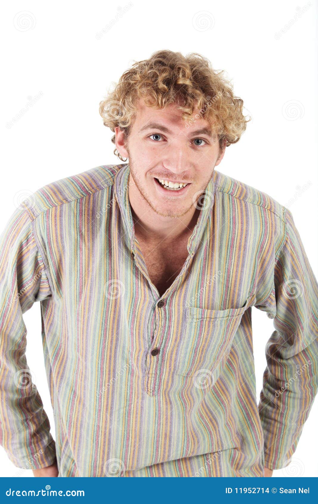 Ritratto Dell'uomo Caucasico Fotografia Stock - Immagine di biondo ...