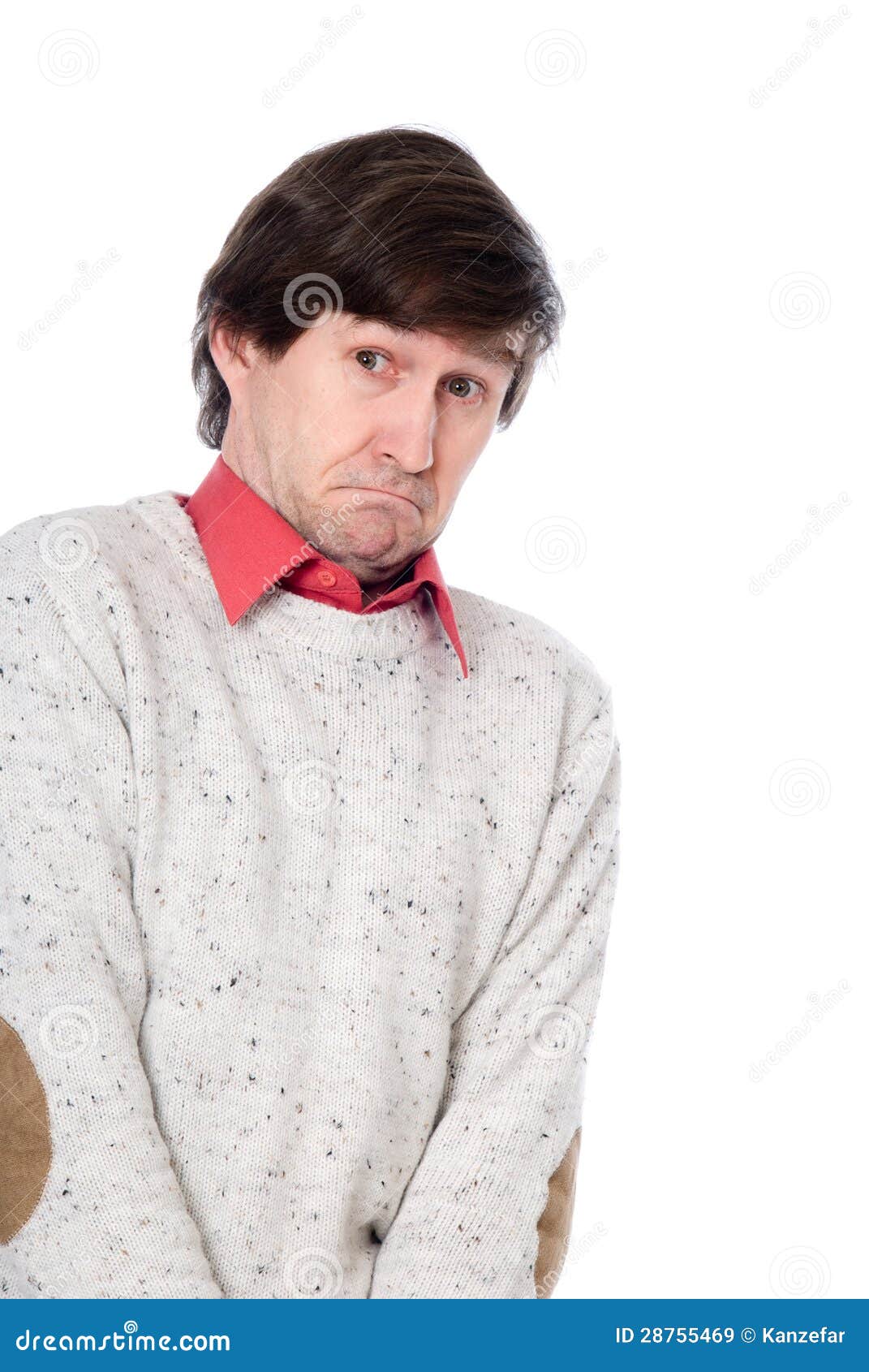 Ritratto Dell'uomo Debole Sconosciuto Immagine Stock - Immagine di ...