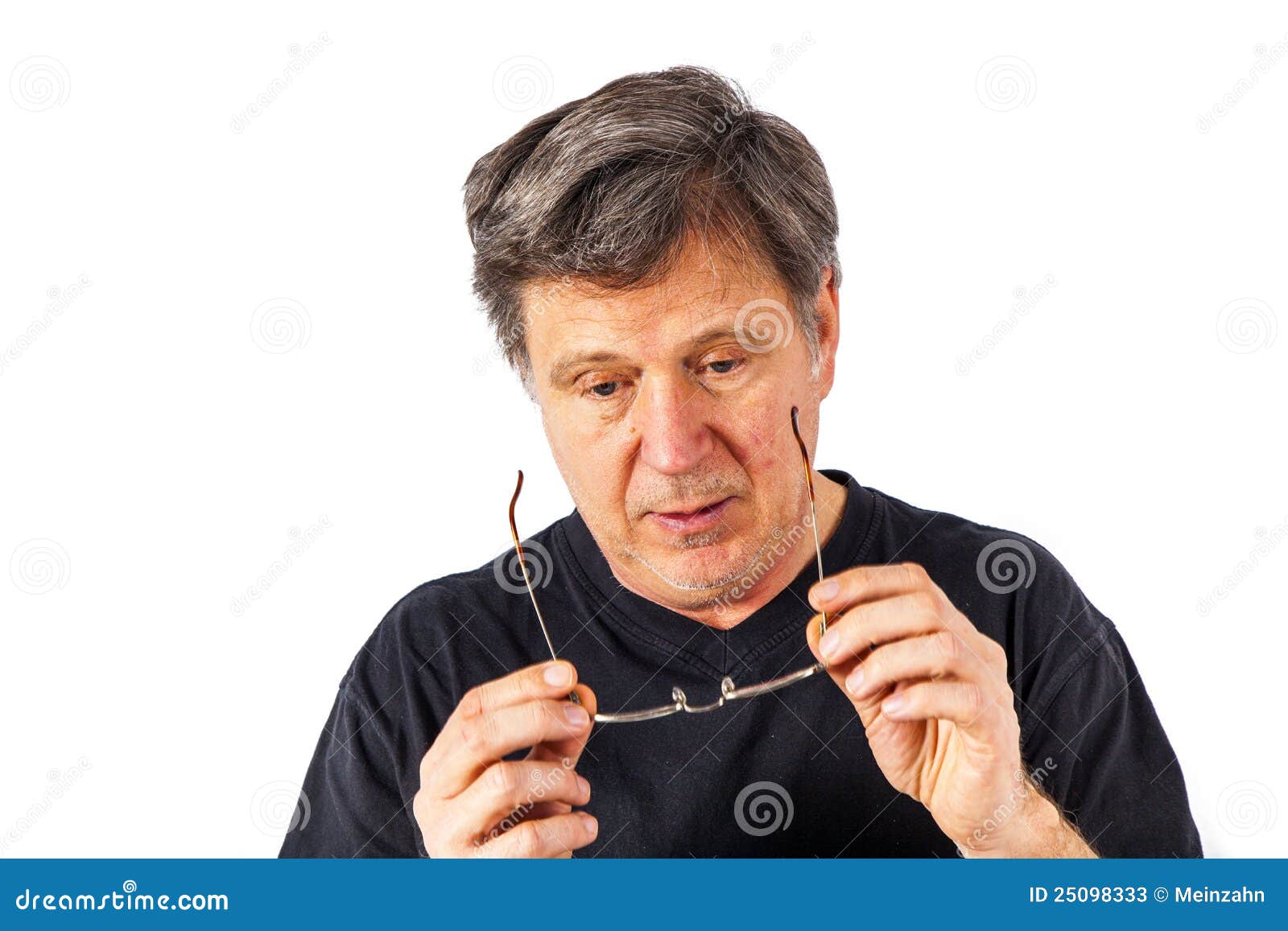 Ritratto Dell'uomo Nel Dispiacere Immagine Stock - Immagine di ...