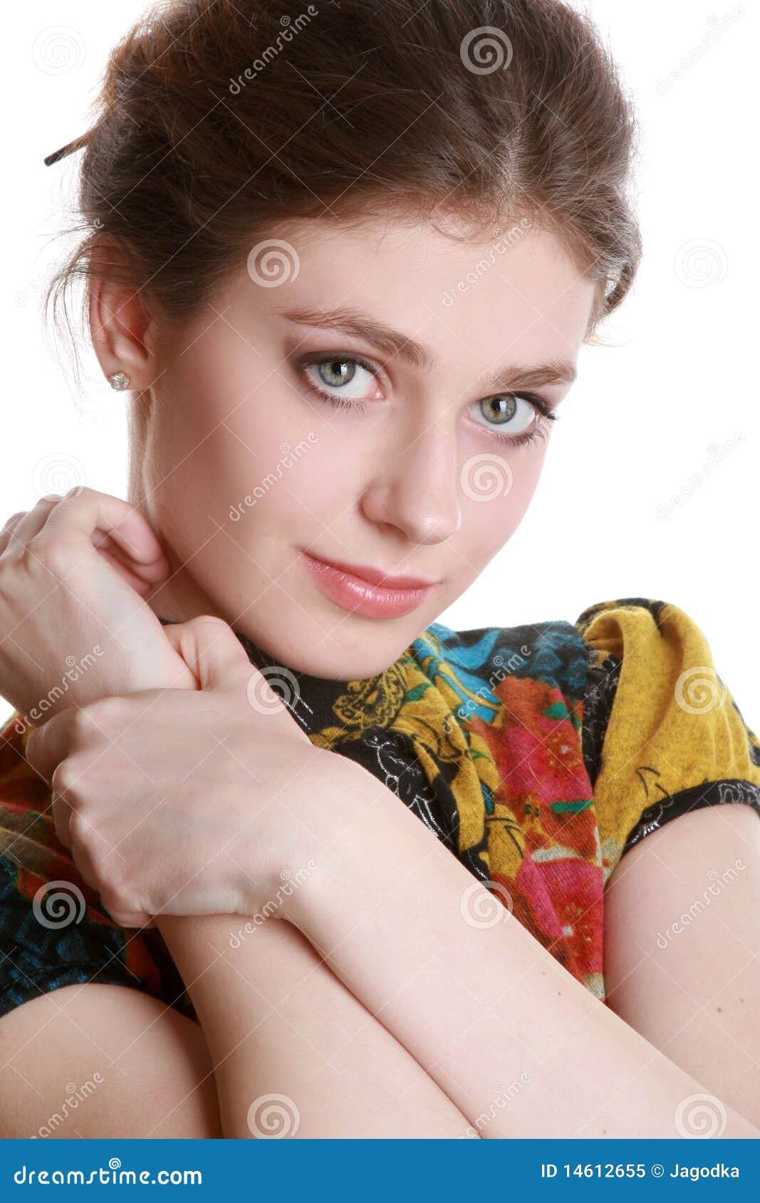 Ritratto di bella ragazza immagine stock. Immagine di elegante - 14612655