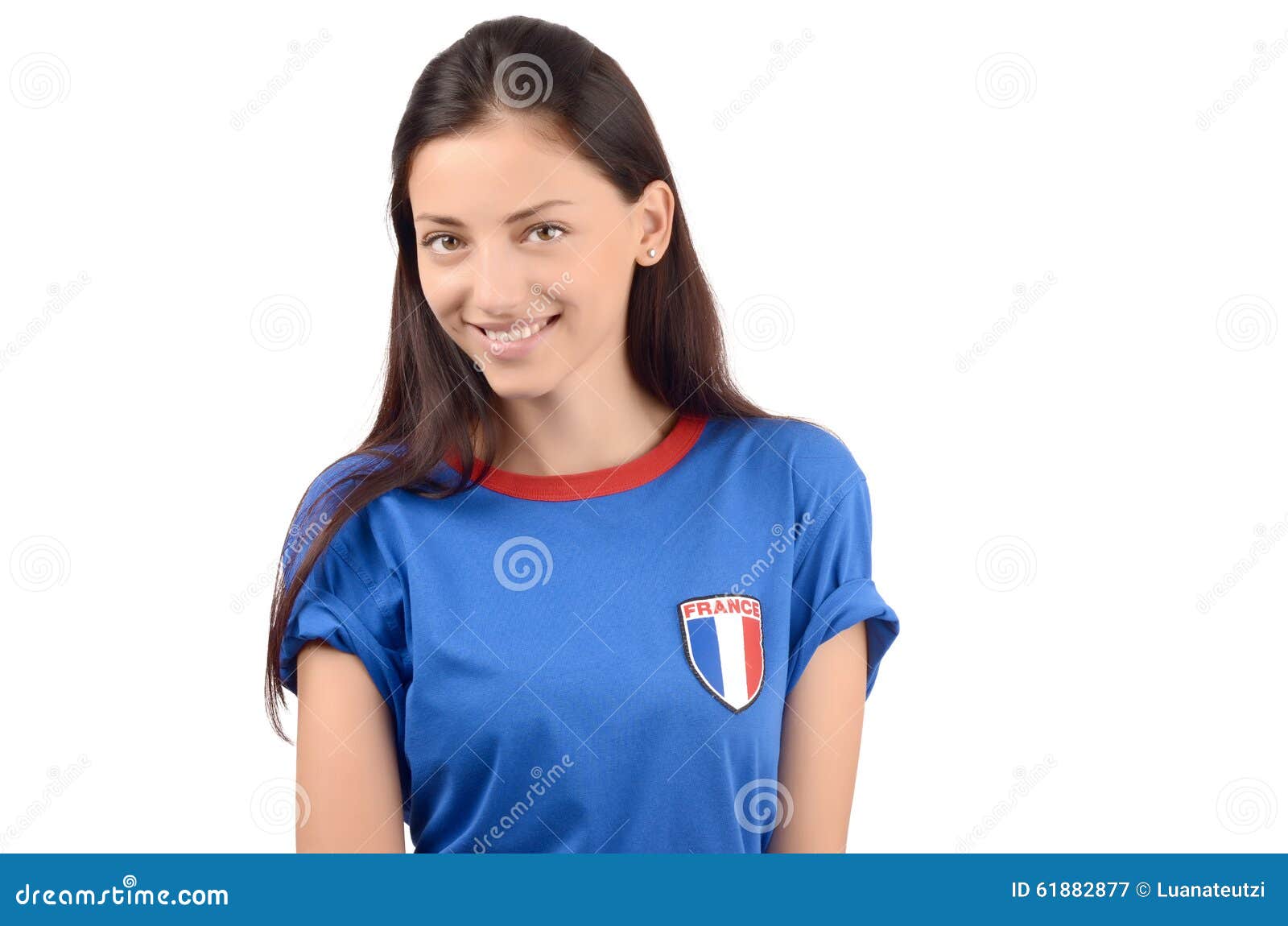 Ritratto Di Bella Ragazza Francese Immagine Stock - Immagine di ...
