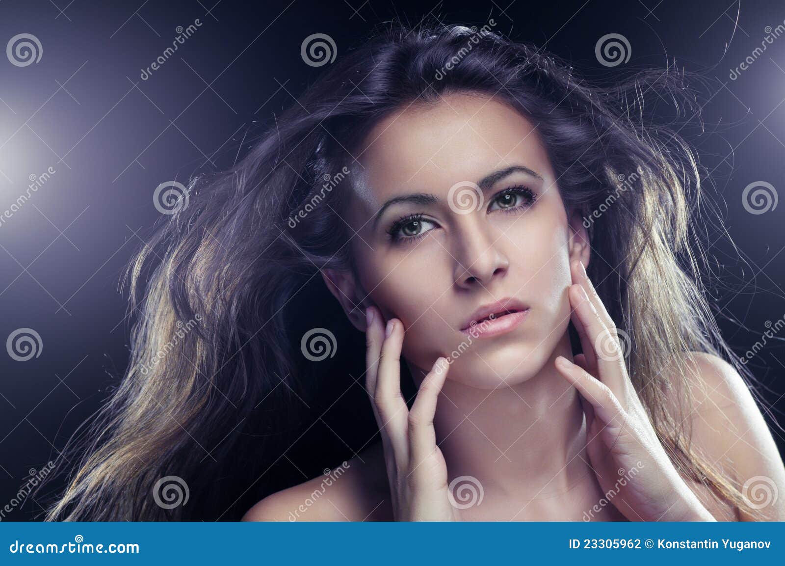 Ritratto di bellezza fotografia stock. Immagine di sano - 23305962