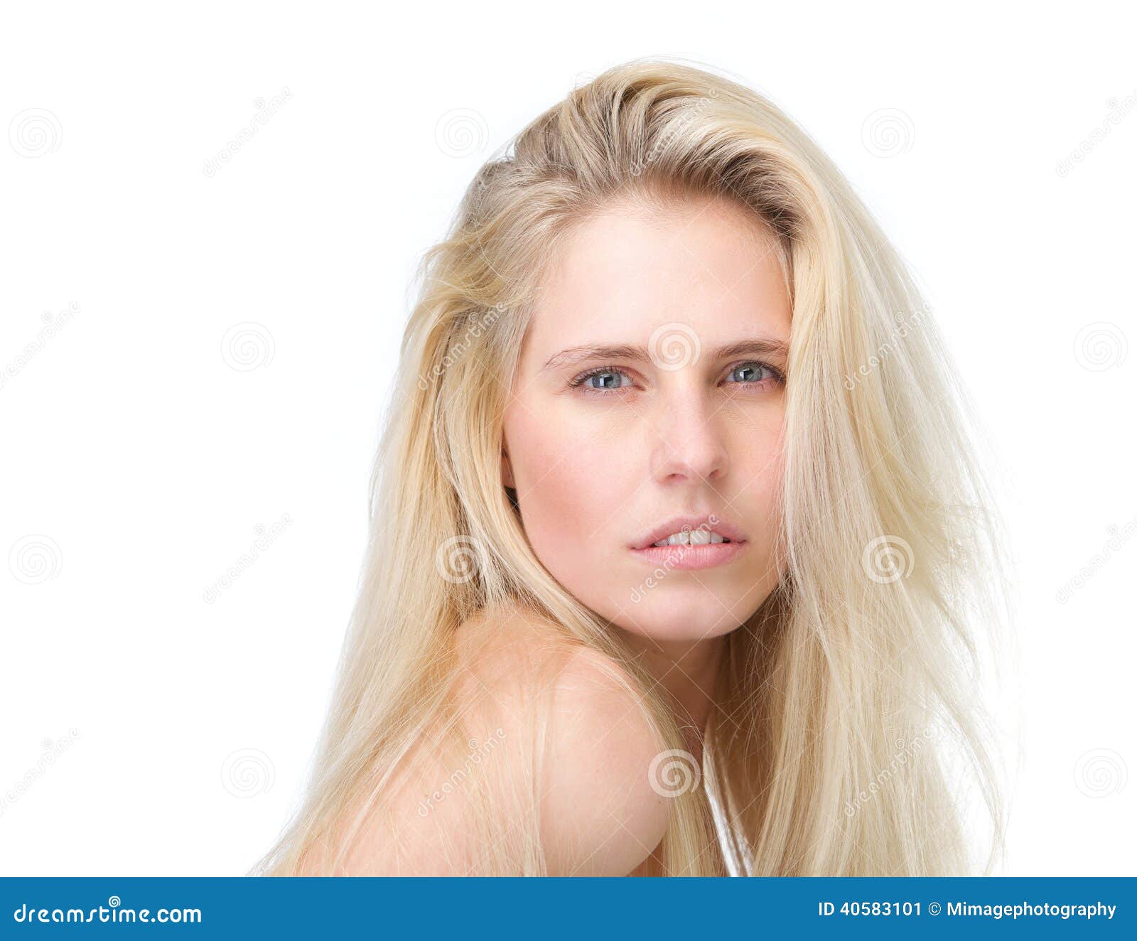 Ritratto Di Bellezza Di Bella Donna Bionda Immagine Stock - Immagine di ...