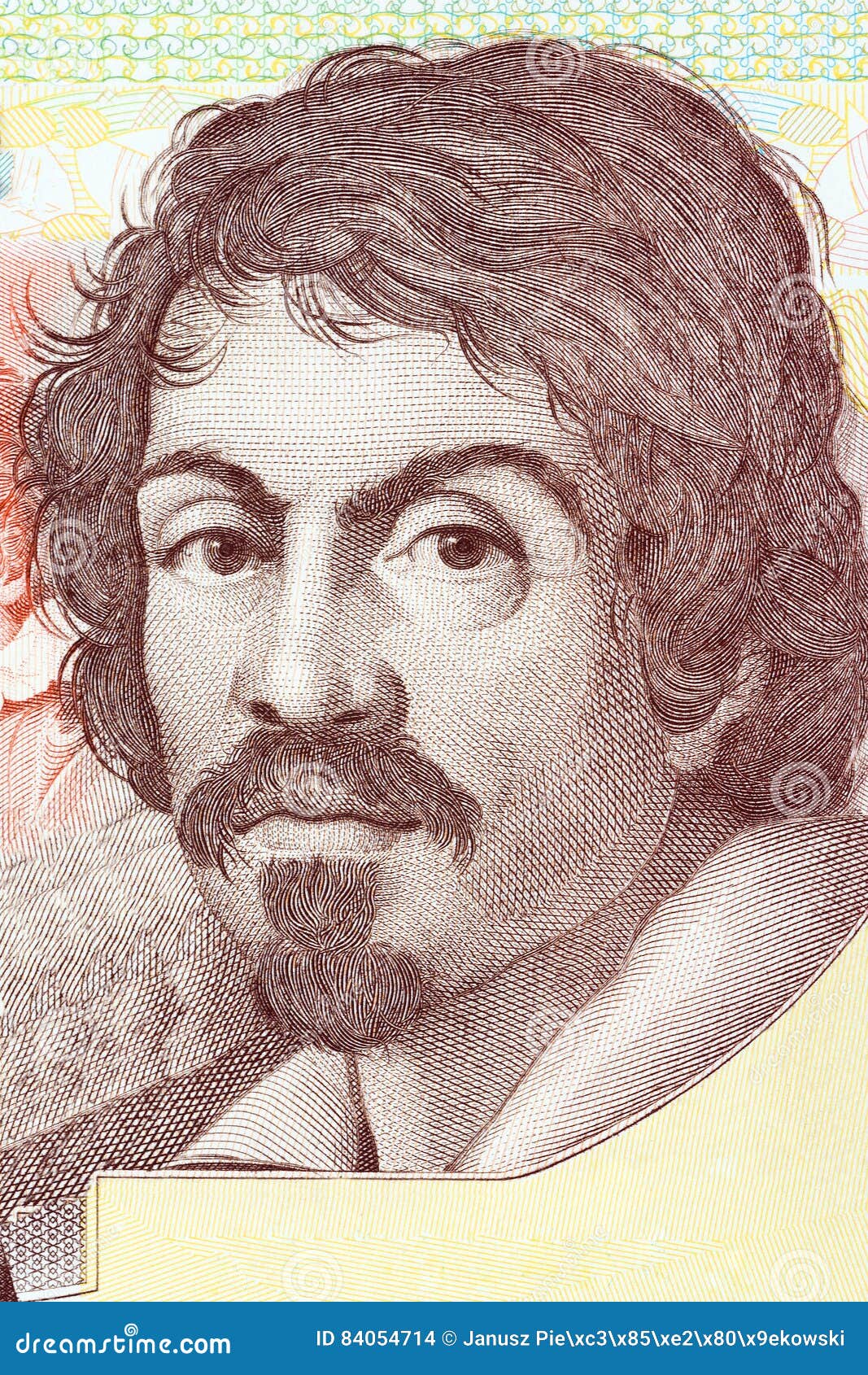 Ritratto Di Michelangelo Merisi Da Caravaggio Fotografia Stock ...