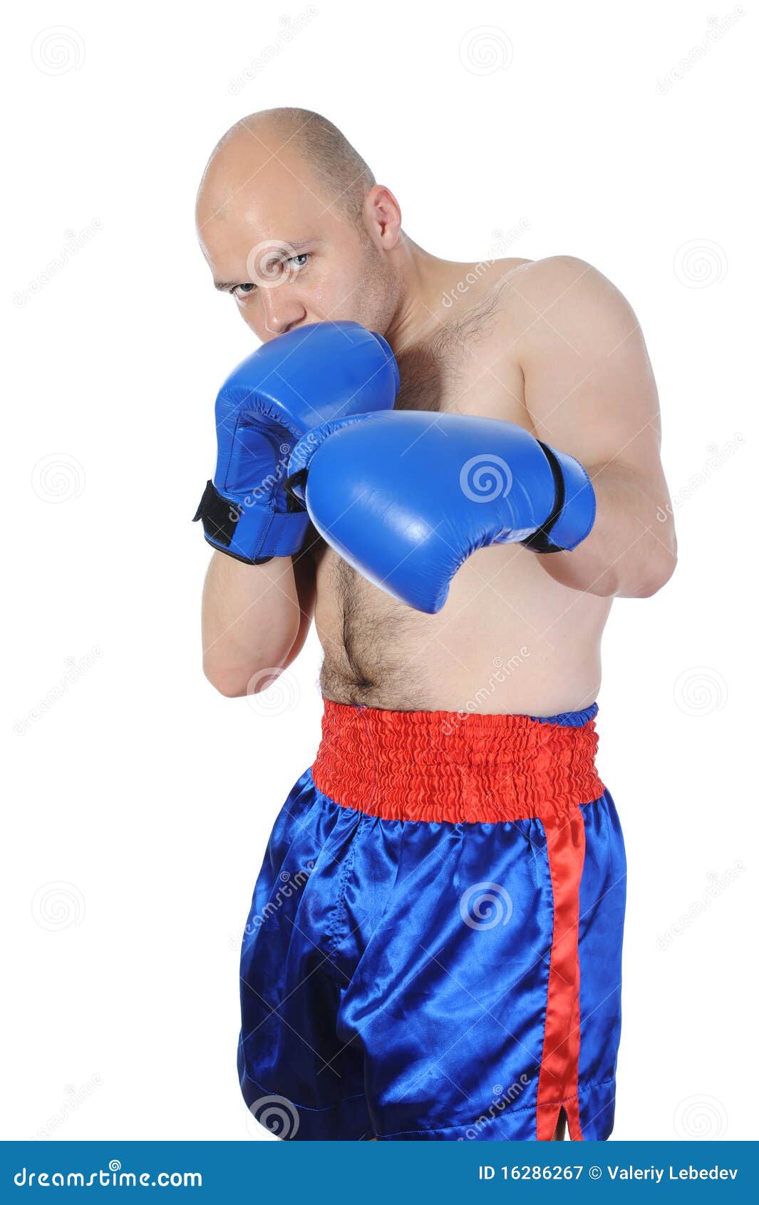 Ritratto Di Un Pugile Con Esperienza Immagine Stock - Immagine di tipo ...