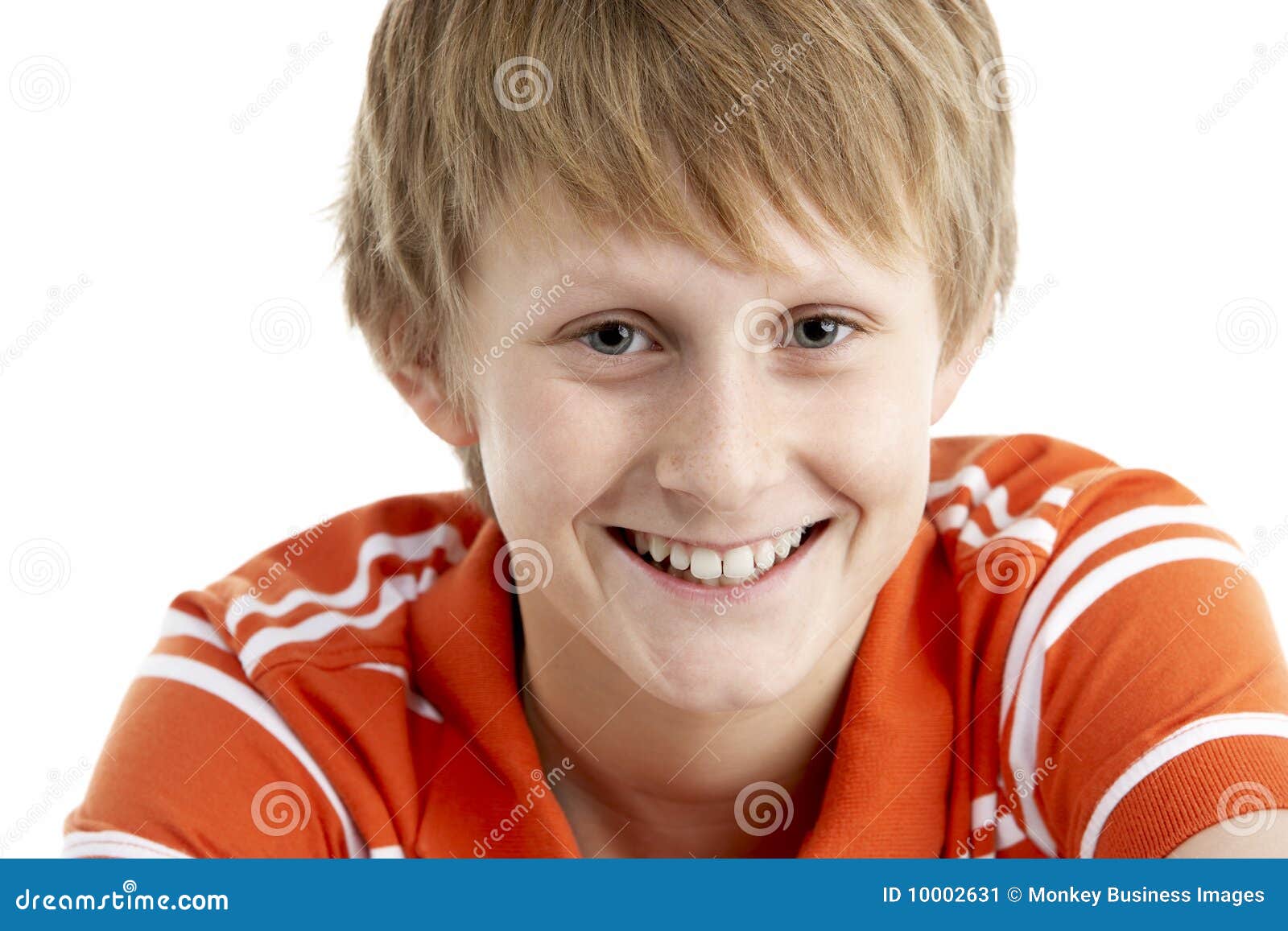 Ritratto Di Un Ragazzo Sorridente Di 12 Anni Immagine Stock - Immagine ...