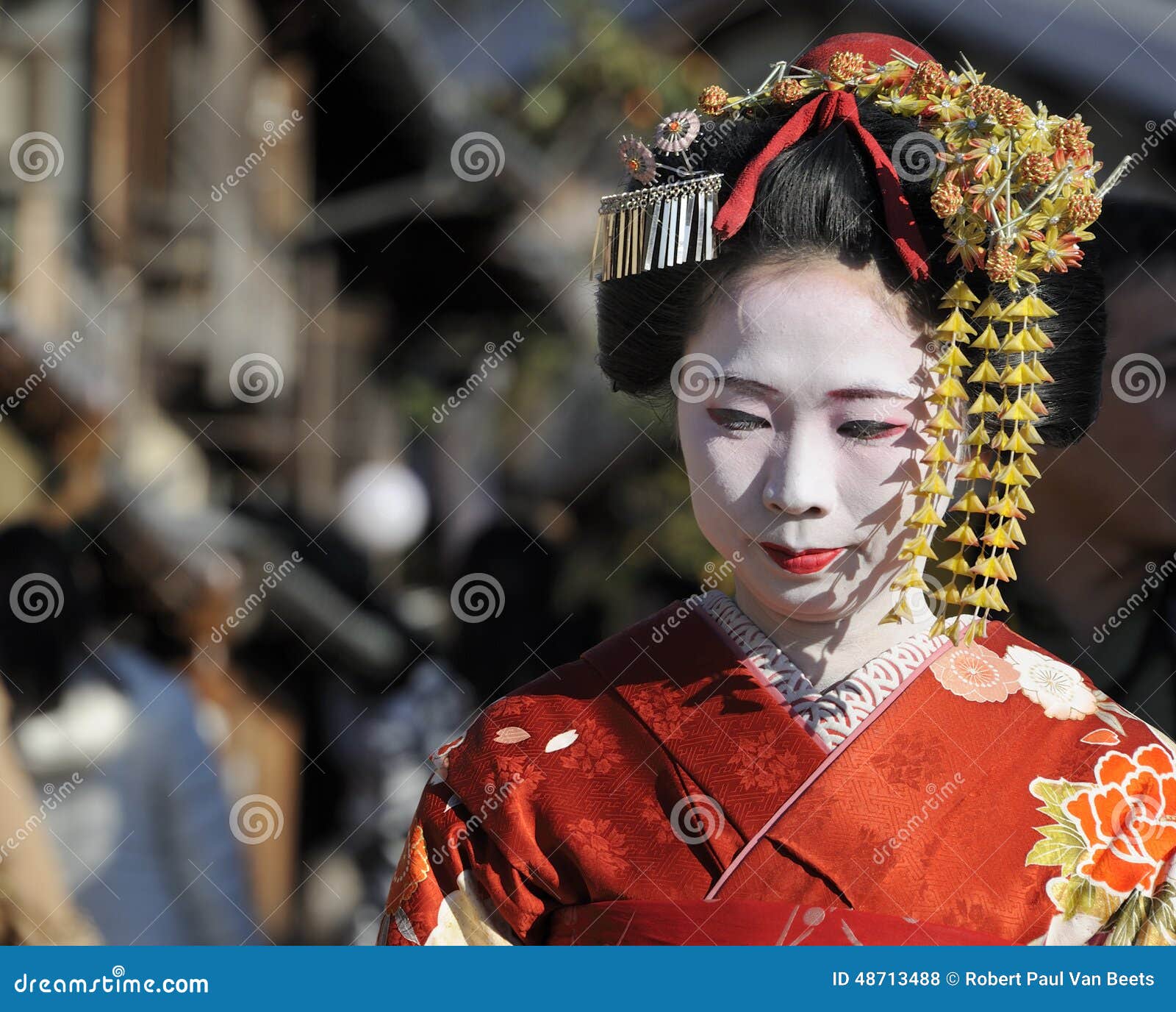 Ritratto di una geisha fotografia stock editoriale. Immagine di ...