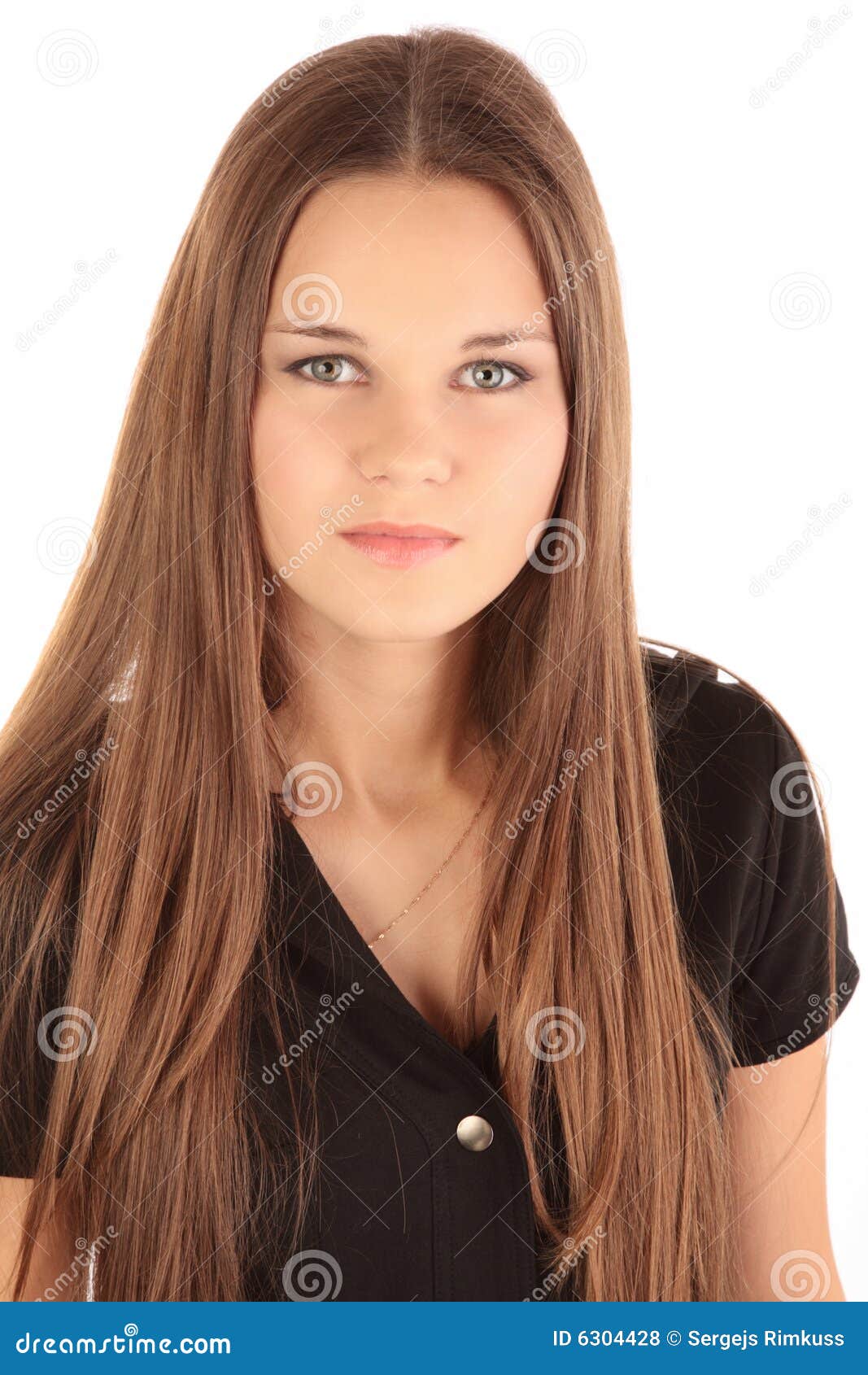 Ritratto di una ragazza fotografia stock. Immagine di giovane - 6304428