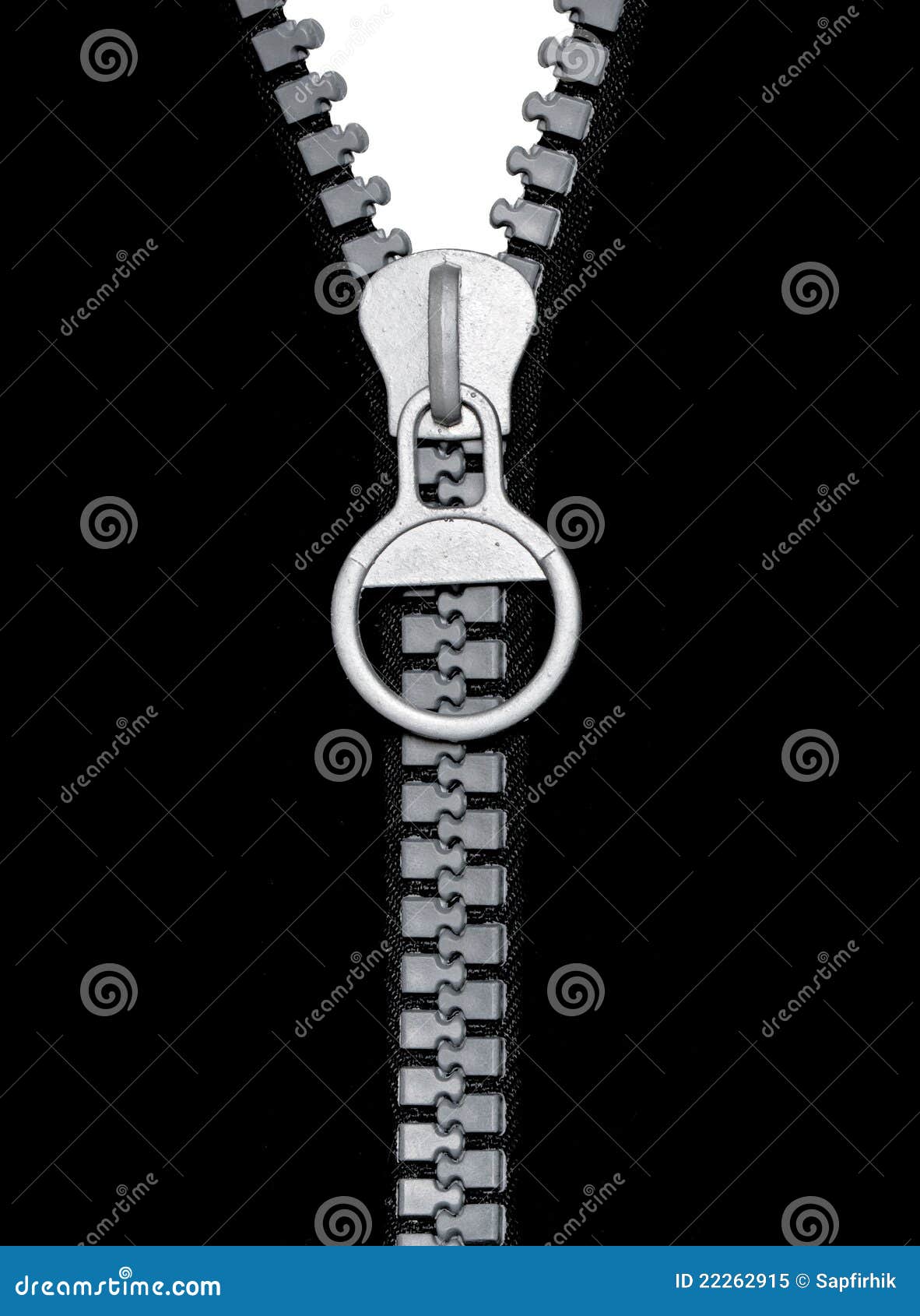 Ritssluiting stock afbeelding. Image of ritsen, metafoor - 22262915