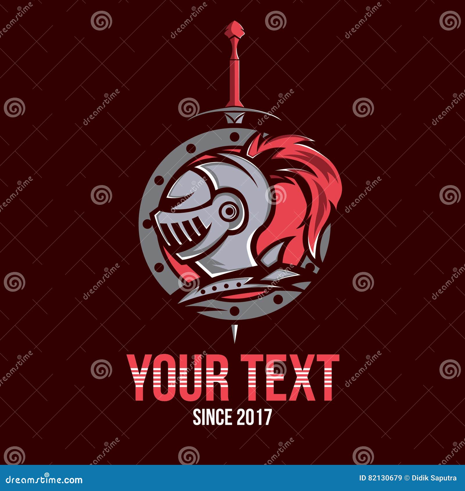 Ritterlogo, Klassisches Logo Vektor Abbildung - Illustration von ...