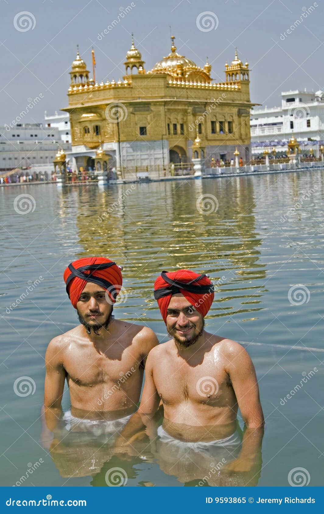 Ritual Bathing in Amritsar editorial image. Image of ripple - 9593865