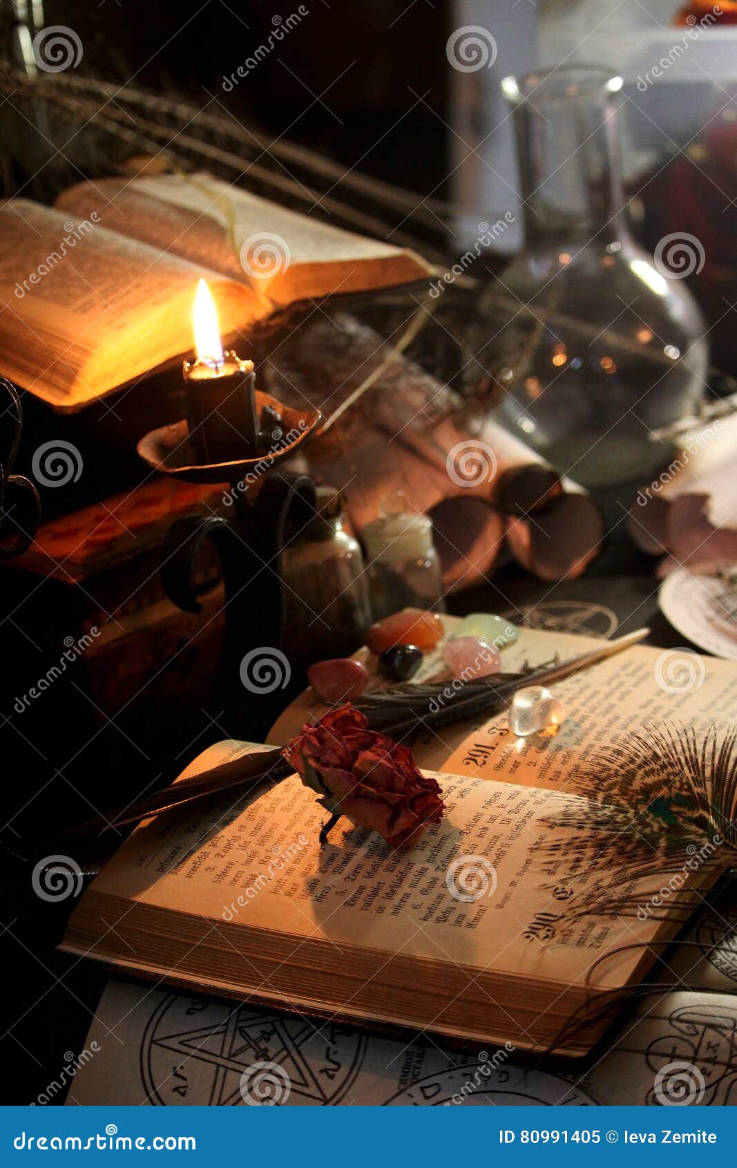 Ritual de la magia negra imagen de archivo. Imagen de fondo - 80991405